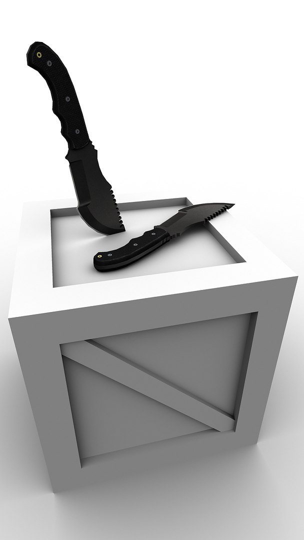 Tracker Knife 3d Model