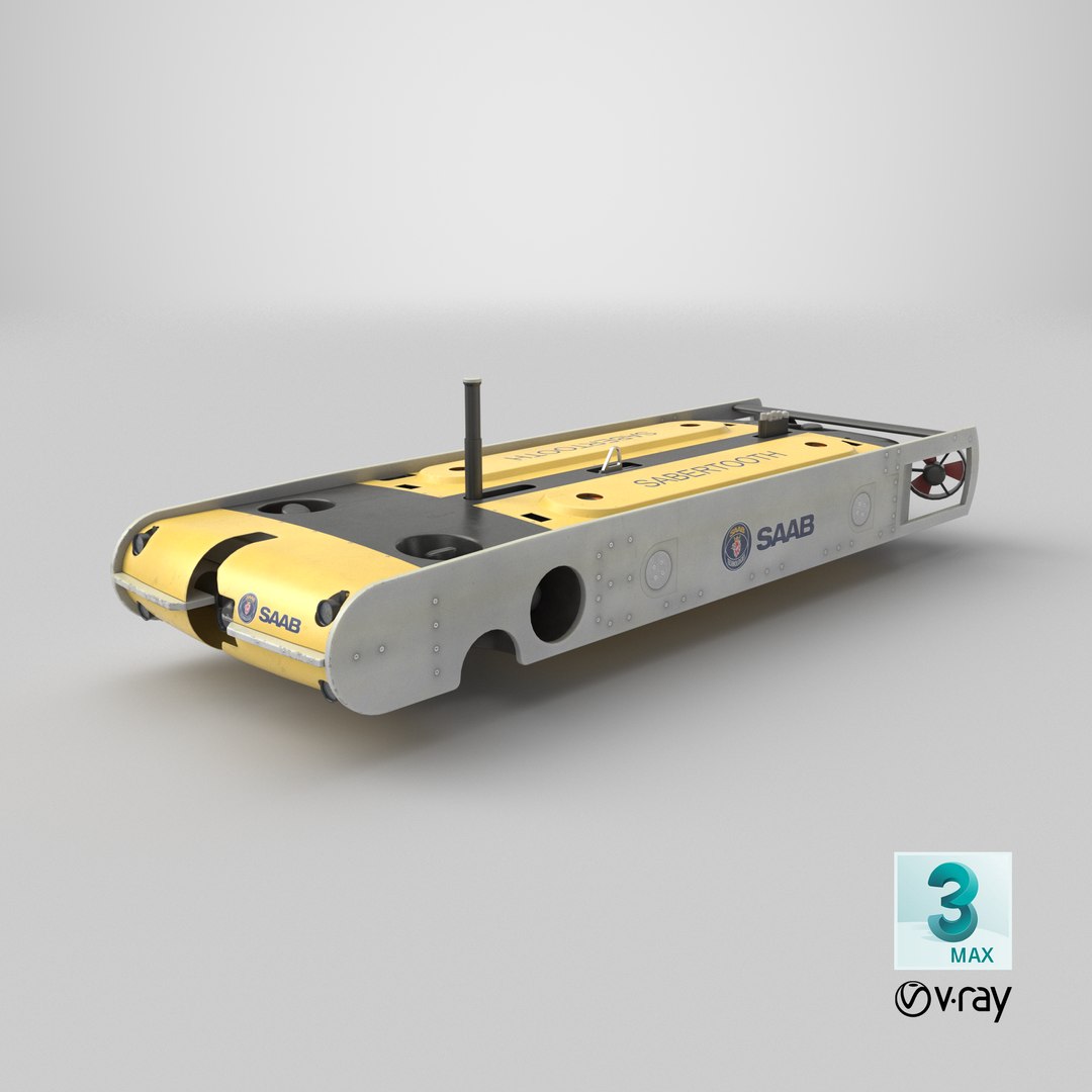 3D SAAB Sabertooth ROV Model - TurboSquid 2453079