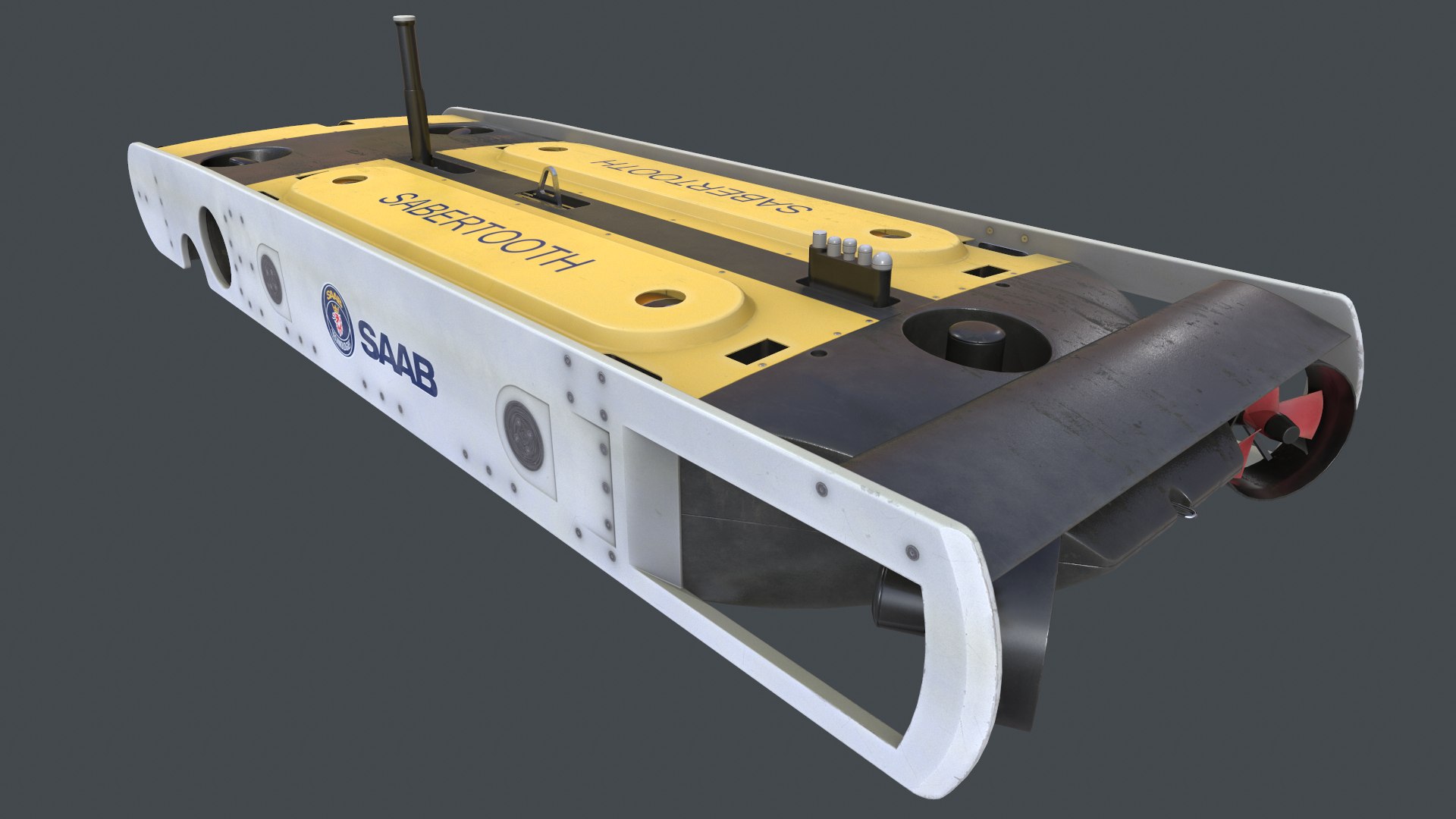 3D SAAB Sabertooth ROV Model - TurboSquid 2453079