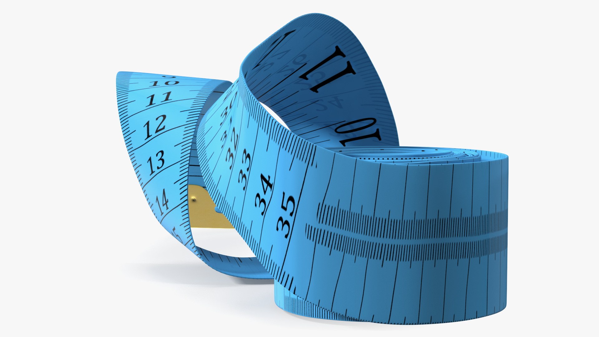 Blue Sewing Tape Measure 3D Model - TurboSquid 2146524