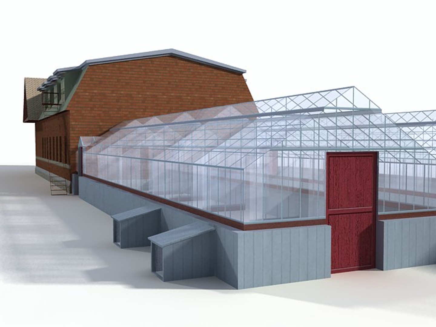 Cereal Building Storage 3d Max