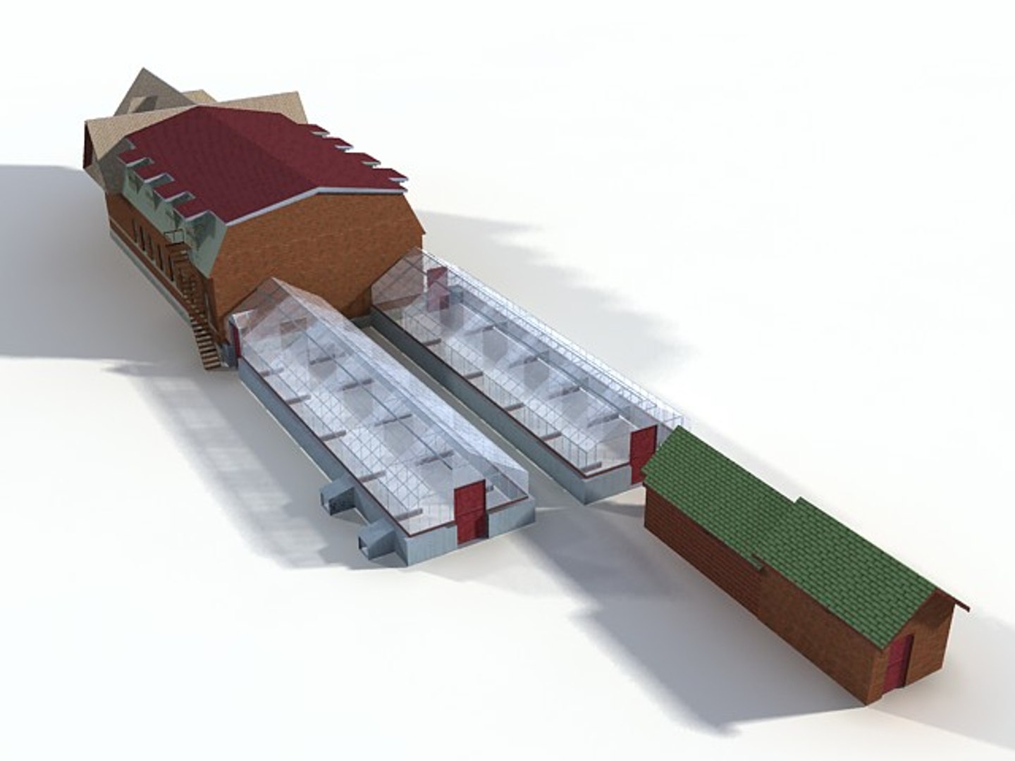 Cereal Building Storage 3d Max