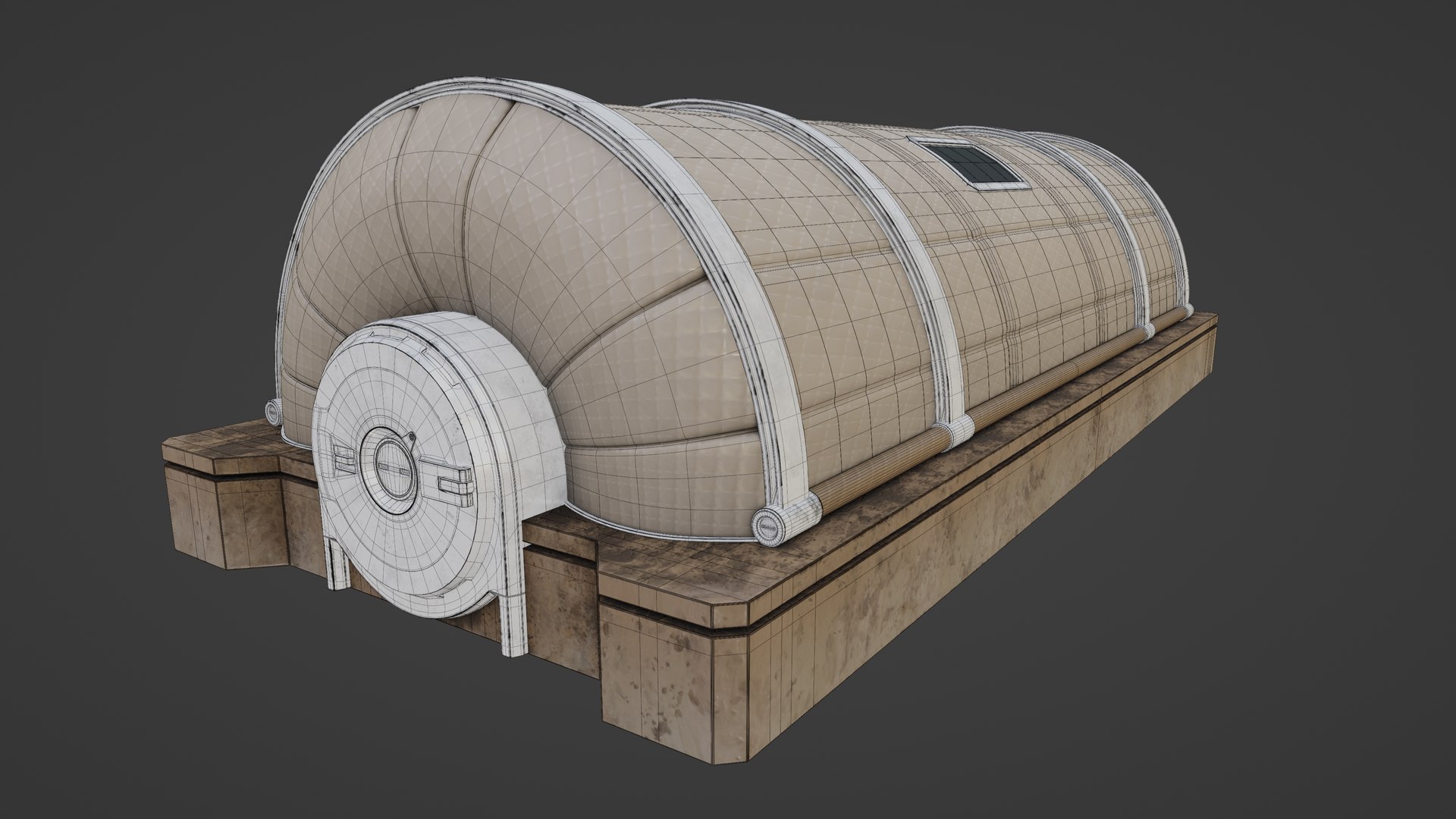 Sci-Fi planetary Base Camp 3D - TurboSquid 2154404