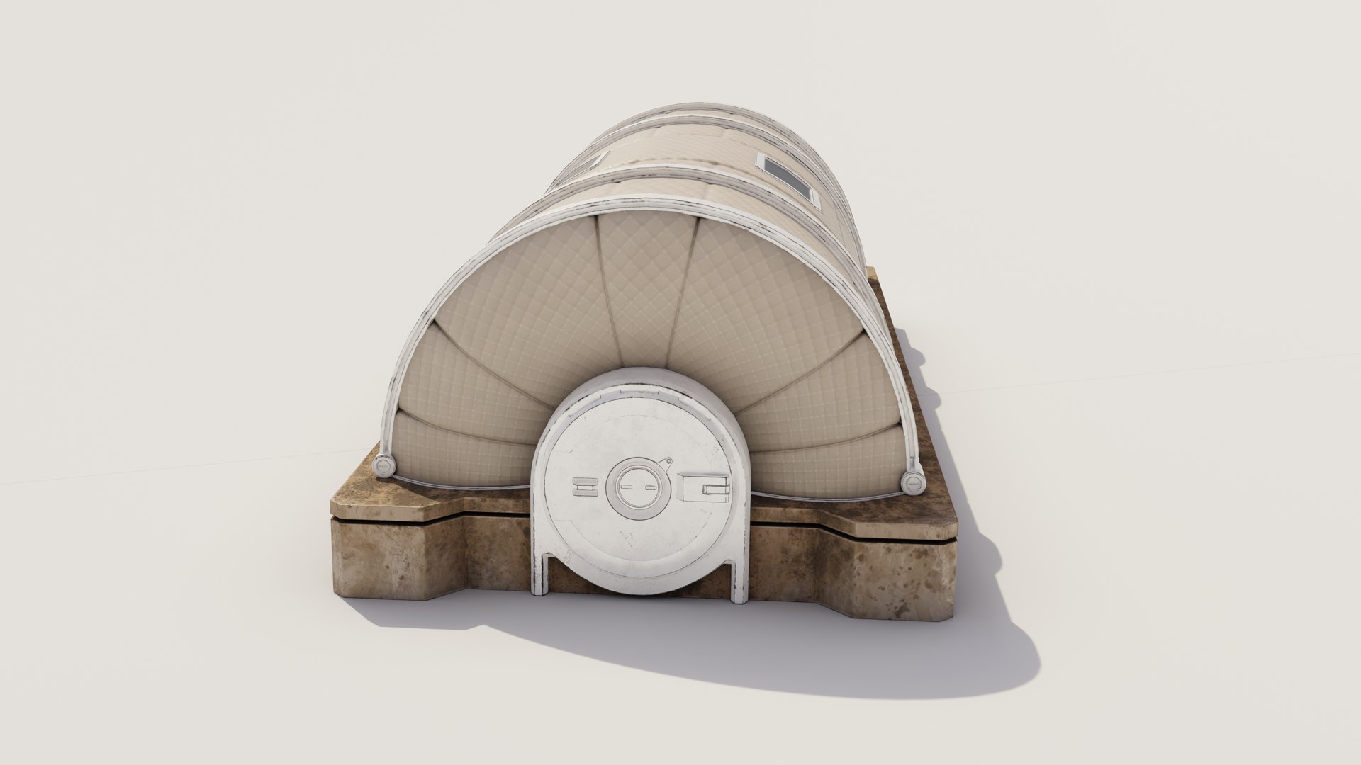 Sci-Fi Planetary Base Camp 3D - TurboSquid 2154404