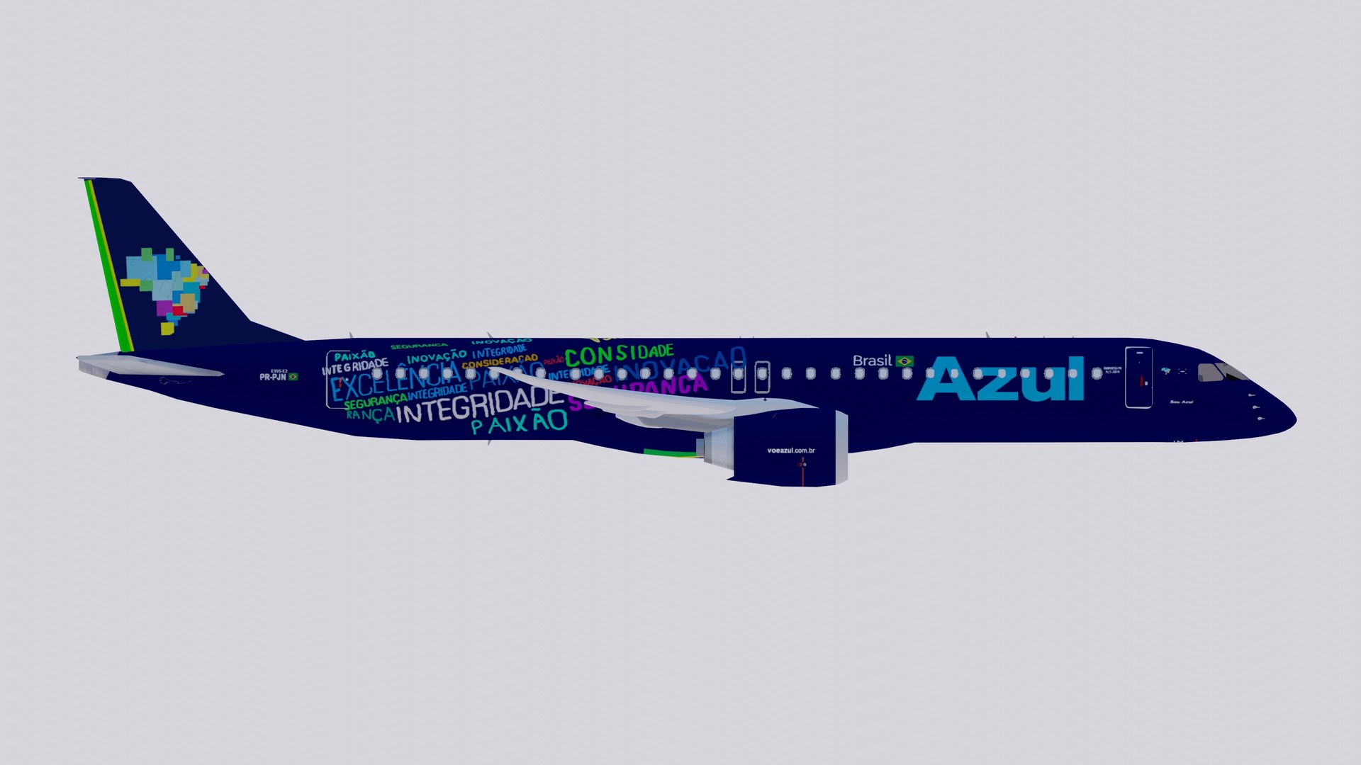 Embraer Azul 3D Model - TurboSquid 1574578