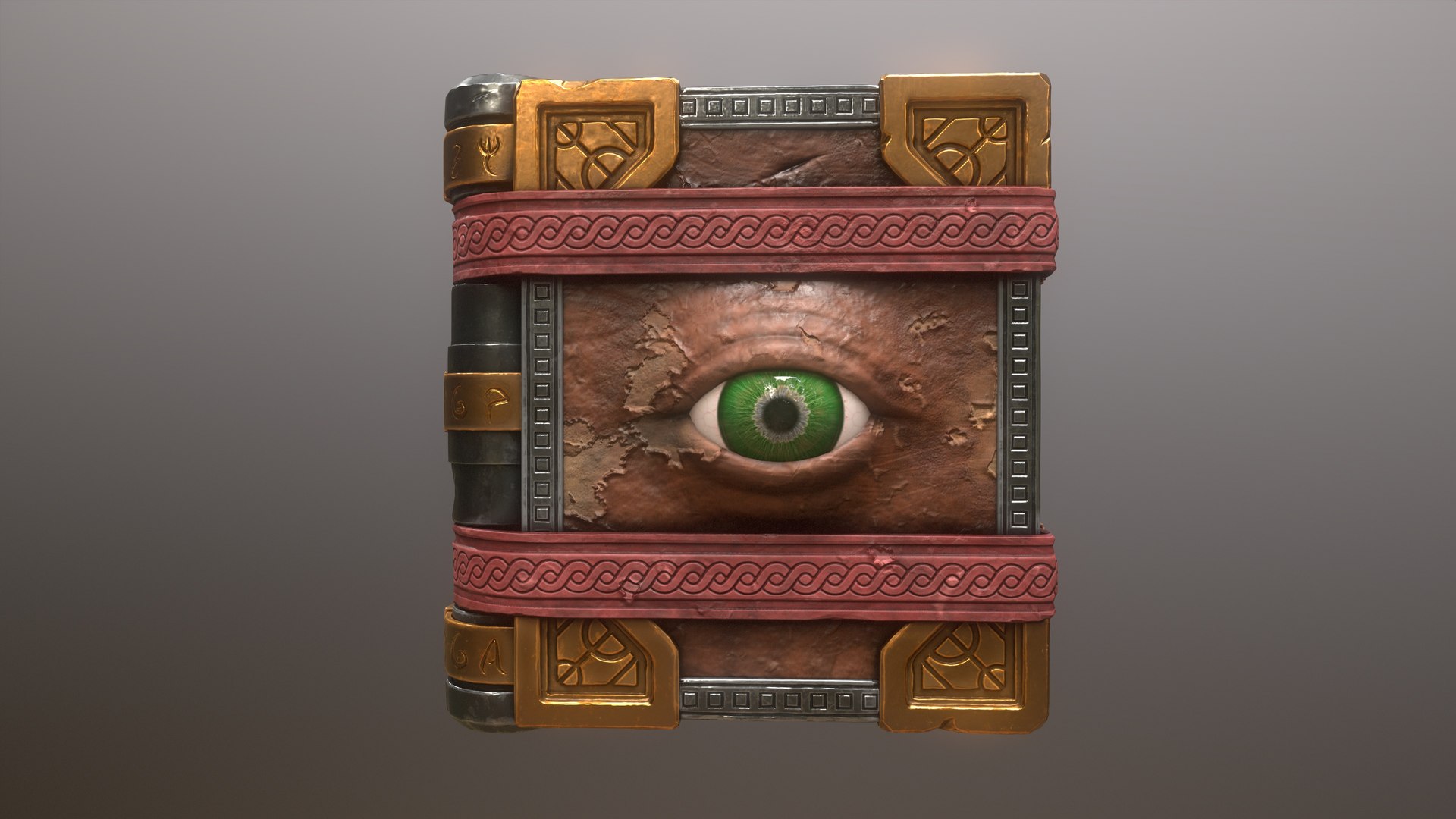 3D model Monster Book Low-poly - TurboSquid 1968170