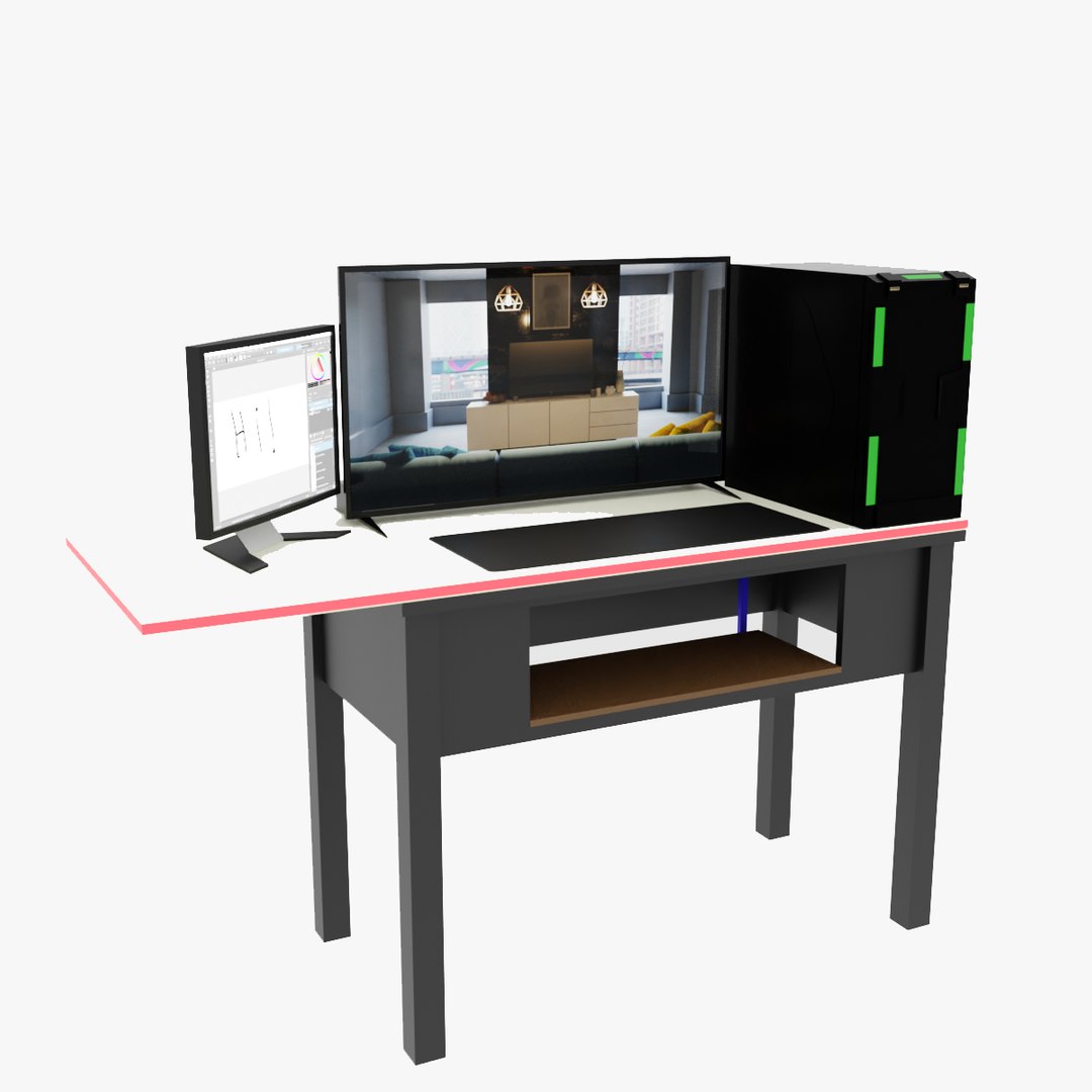 Desktop 3D model - TurboSquid 1733287