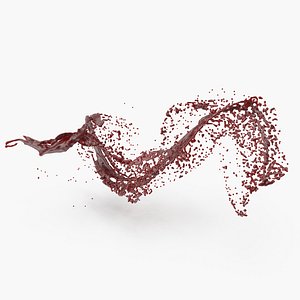 Realistic blood splash model - TurboSquid 1211429