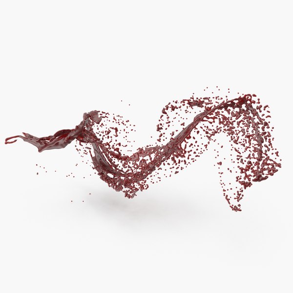 Realistic blood splash model - TurboSquid 1211429