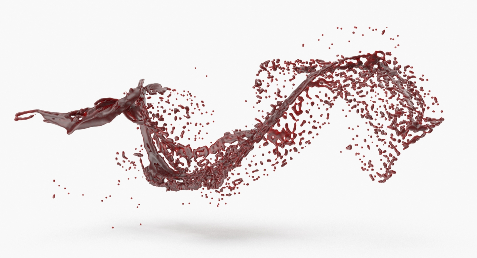 3D Blood Splash Model - TurboSquid 1228588
