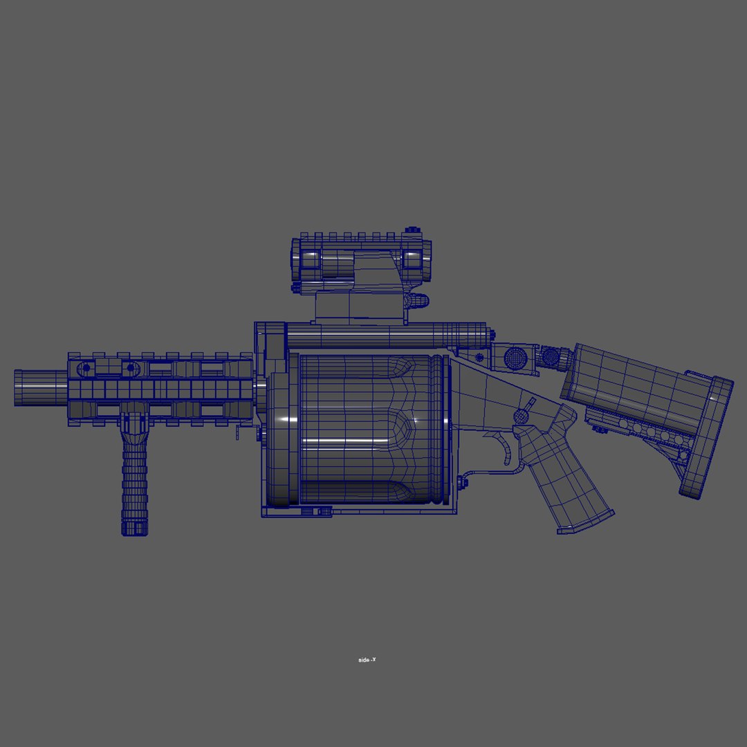 3D mgl gun - TurboSquid 1693705