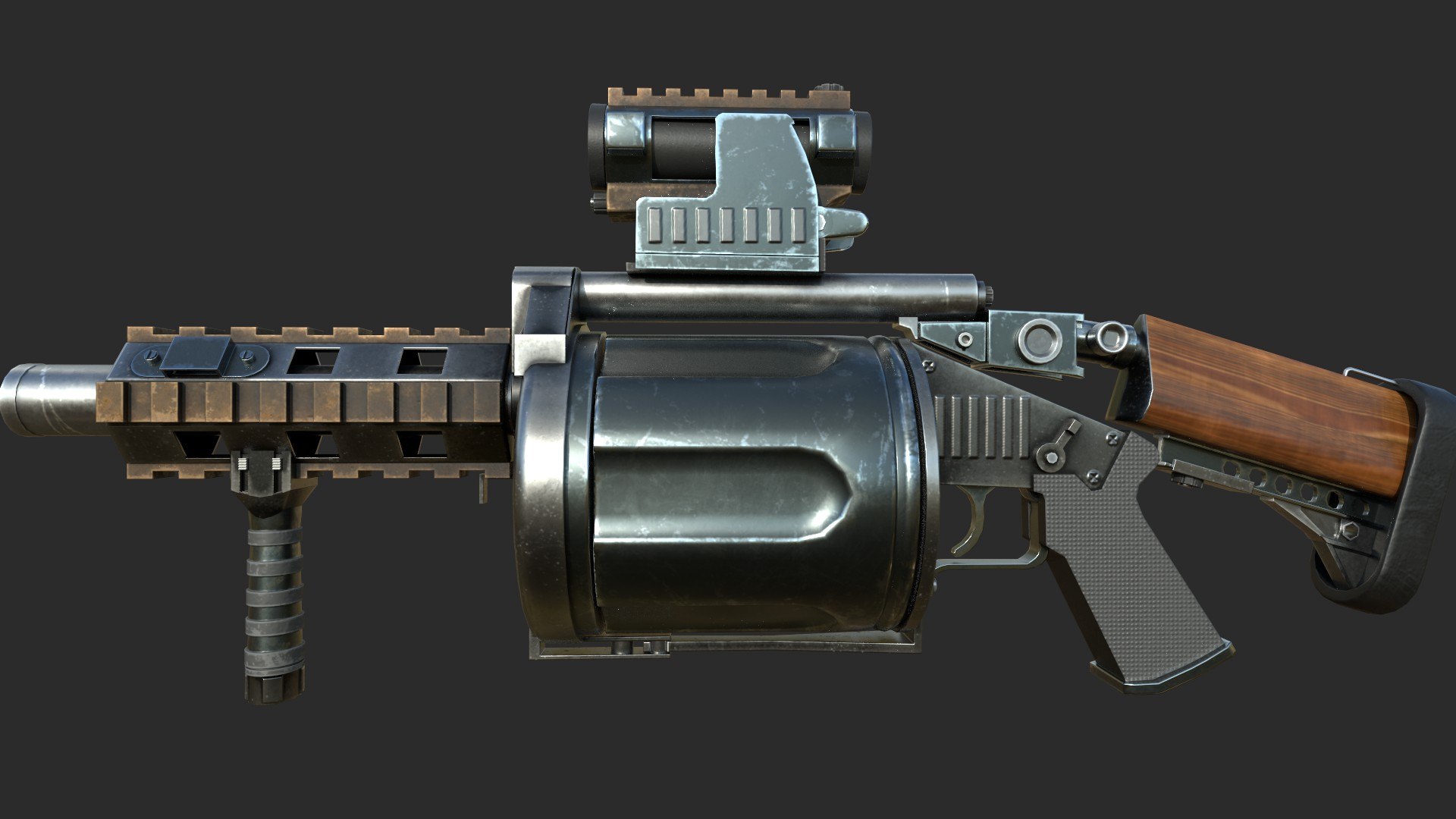 3D mgl gun - TurboSquid 1693705