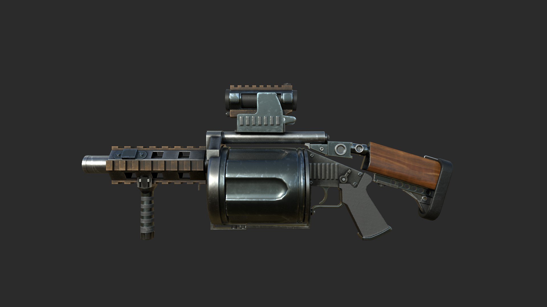 3D mgl gun - TurboSquid 1693705