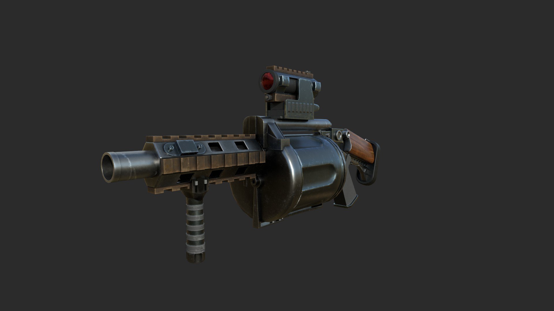 3D mgl gun - TurboSquid 1693705