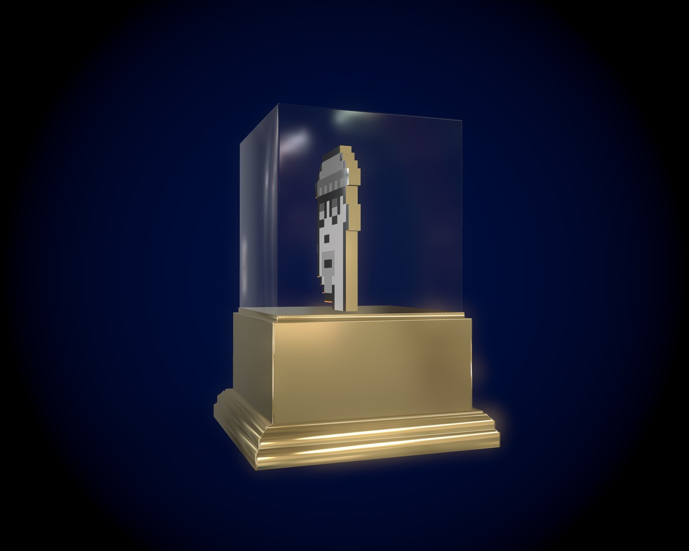 3D Gold Punk - TurboSquid 1810686