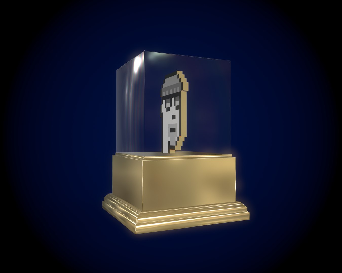 3D Gold Punk - TurboSquid 1810686