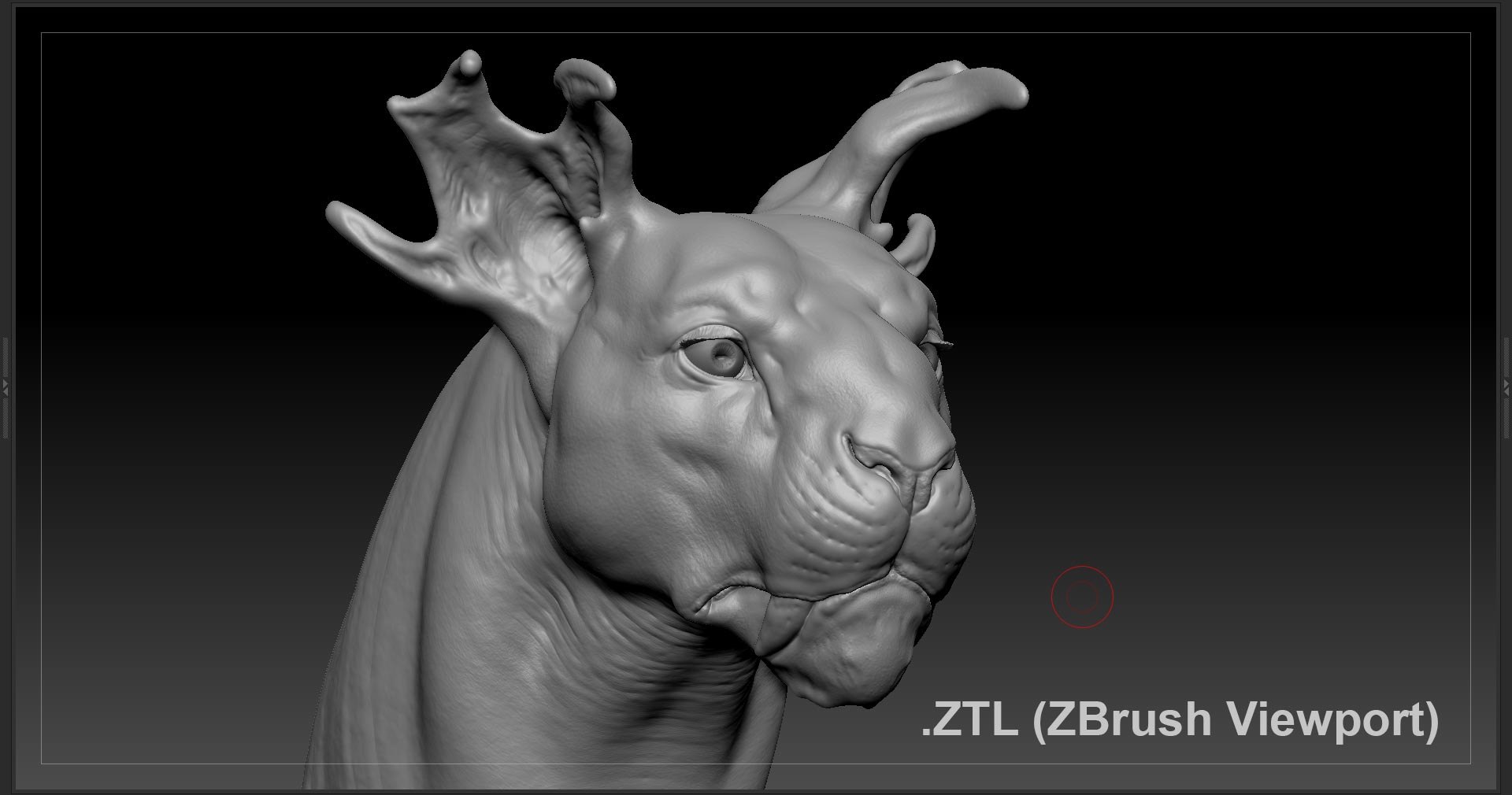 Alien Creature Head 3D - TurboSquid 1306058