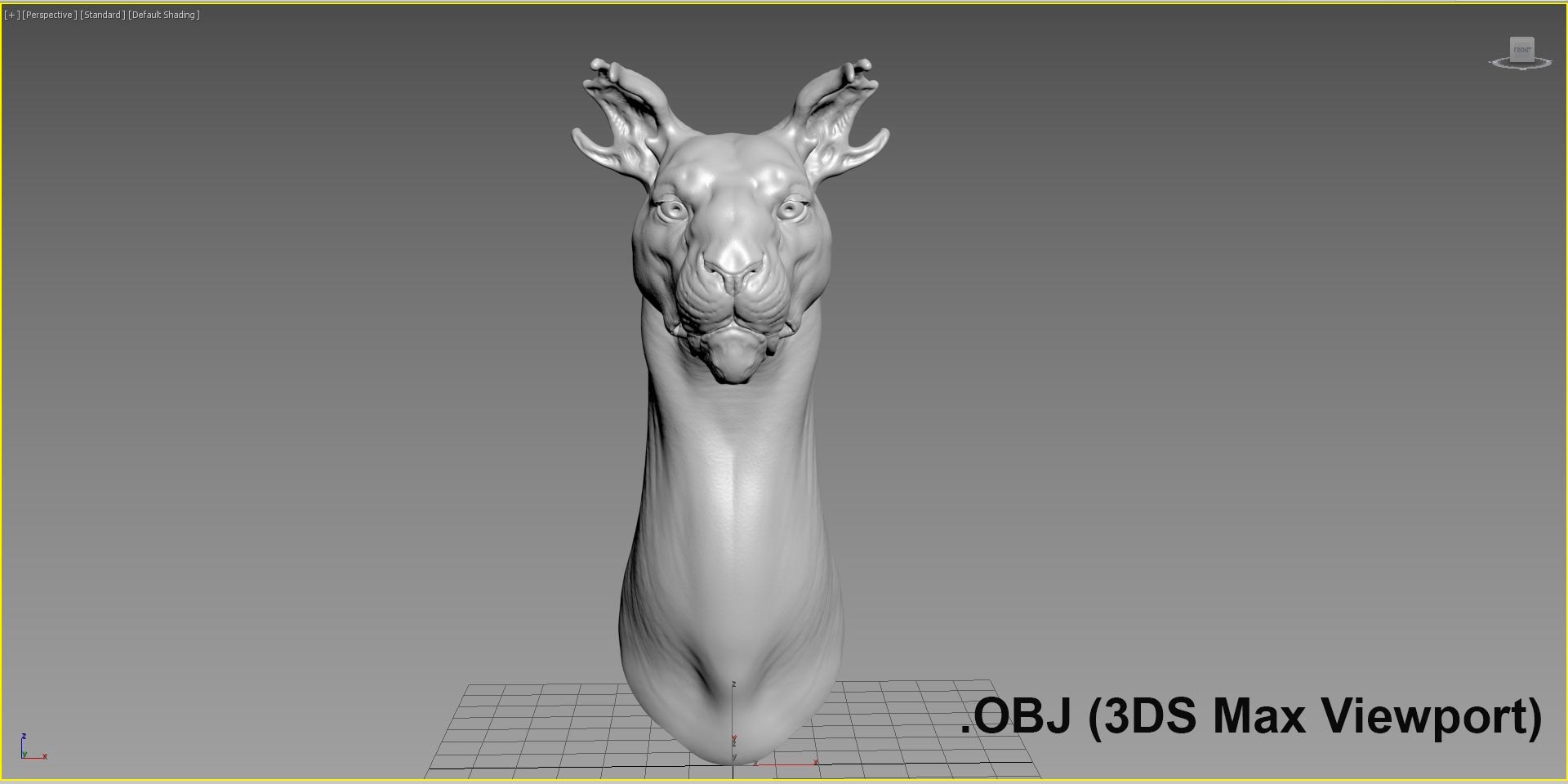 Alien Creature Head 3D - TurboSquid 1306058