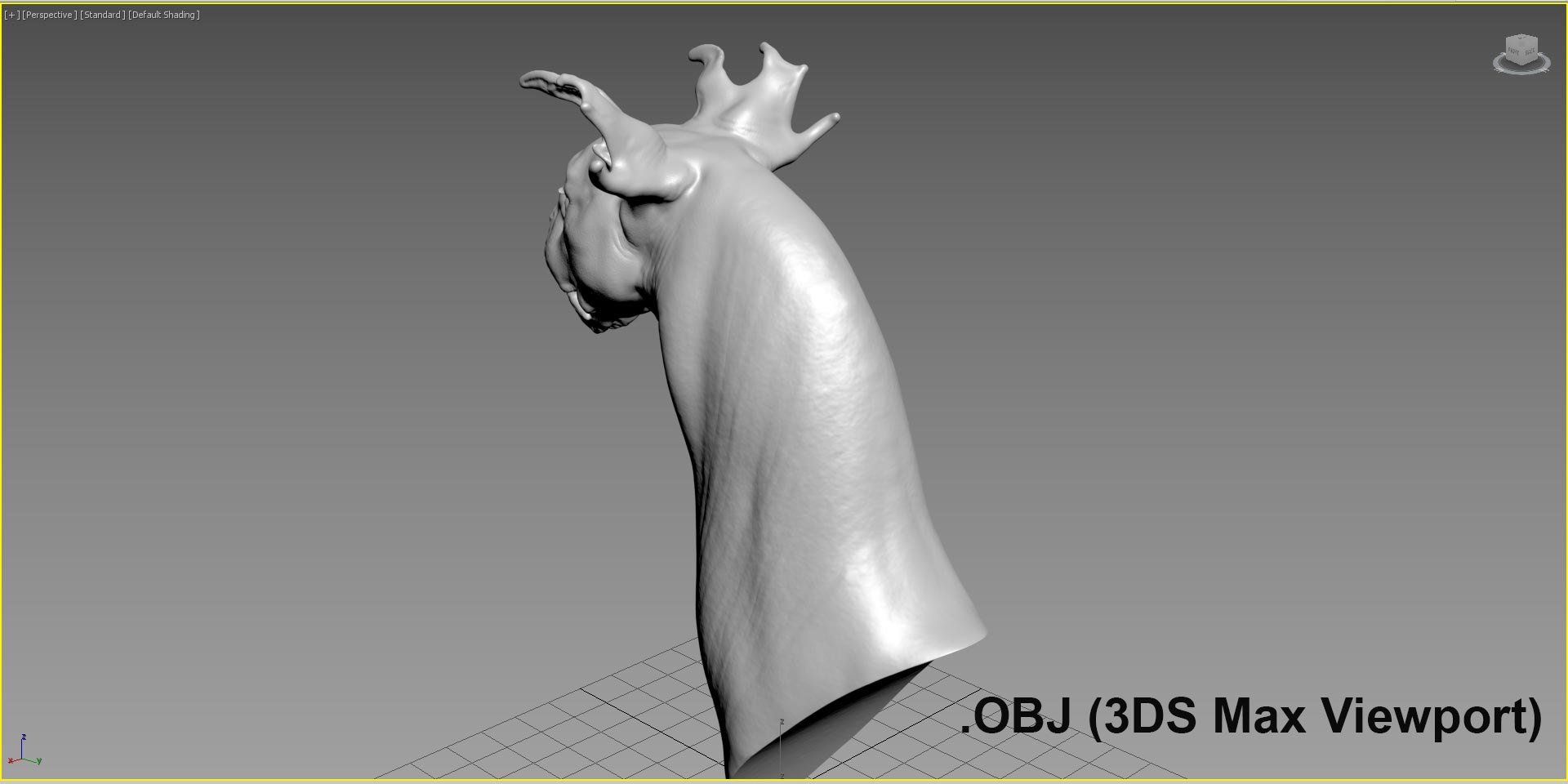 Alien Creature Head 3D - TurboSquid 1306058