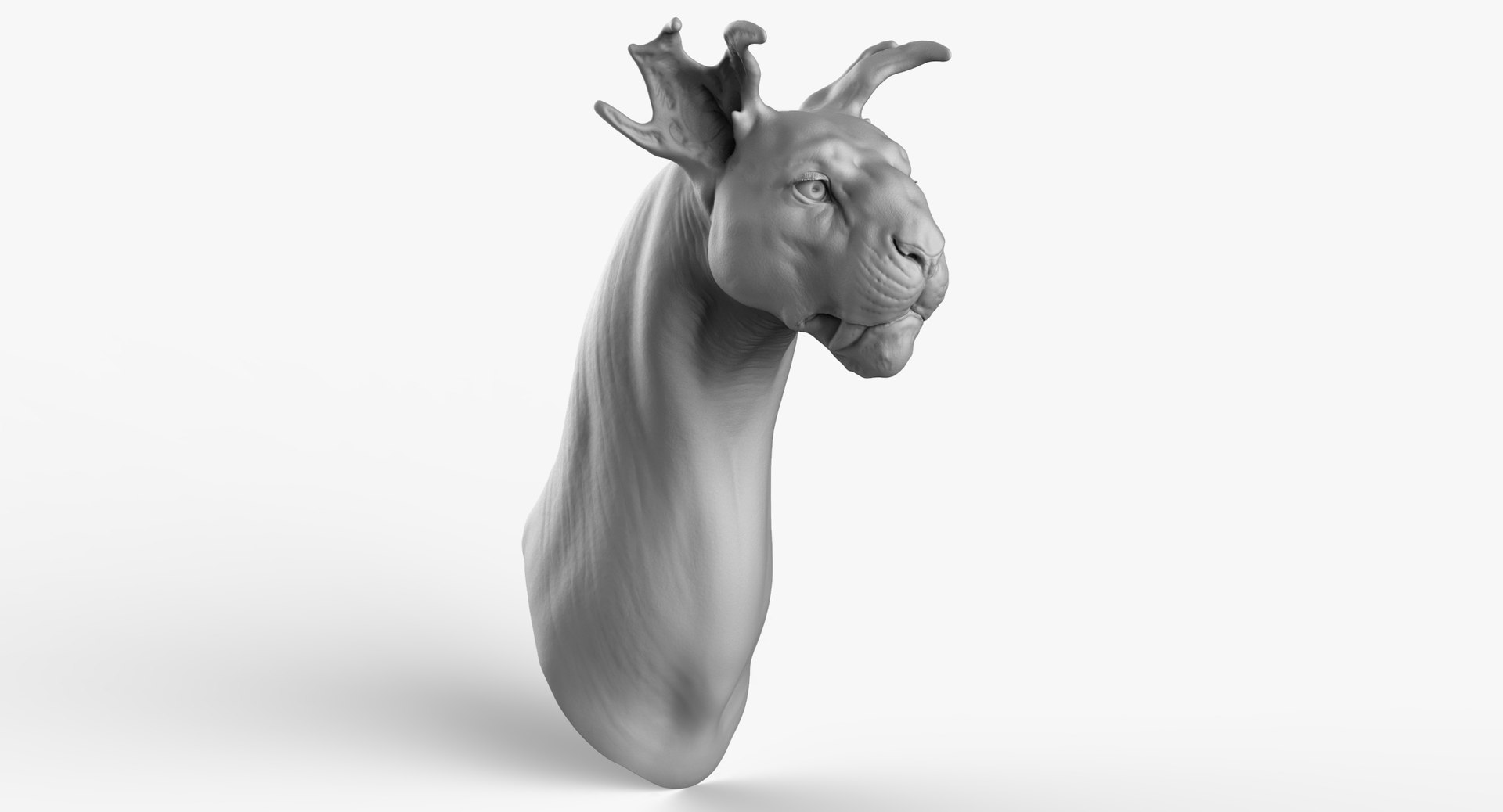 Alien Creature Head 3D - TurboSquid 1306058