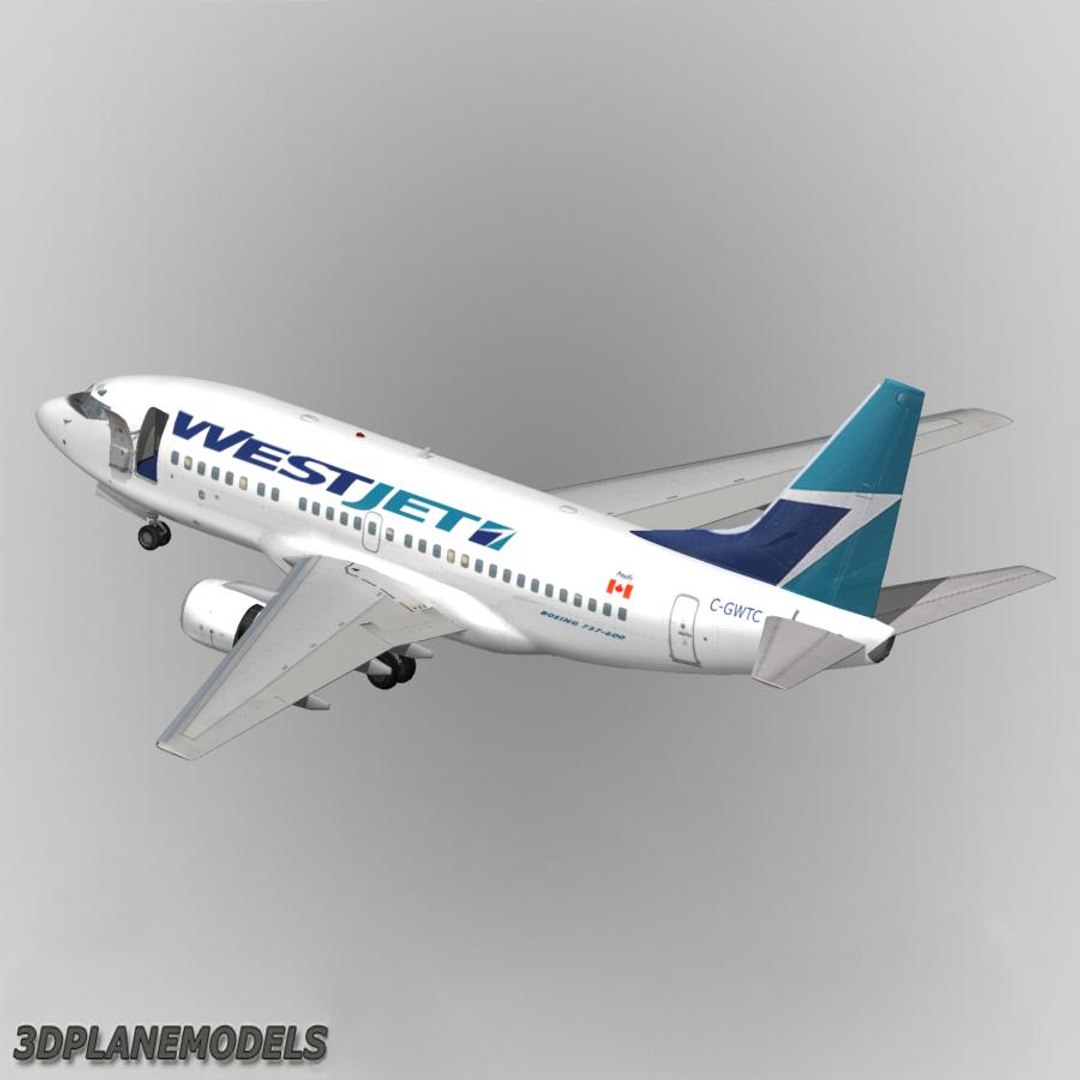 3d B737-600 Westjet