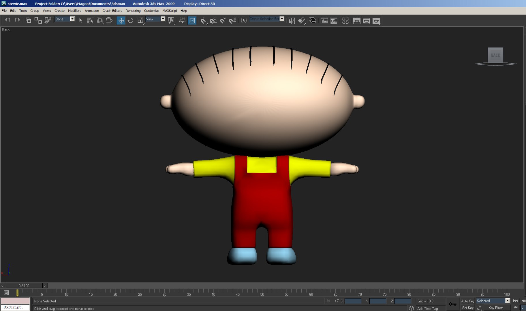 Stewie model - TurboSquid 1152860