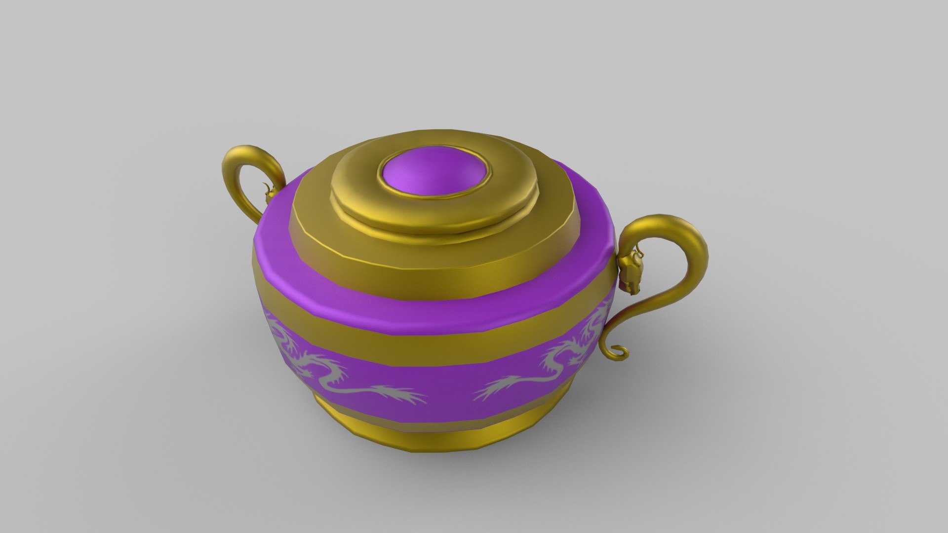 Chinese Pot 3D Model - TurboSquid 1846690
