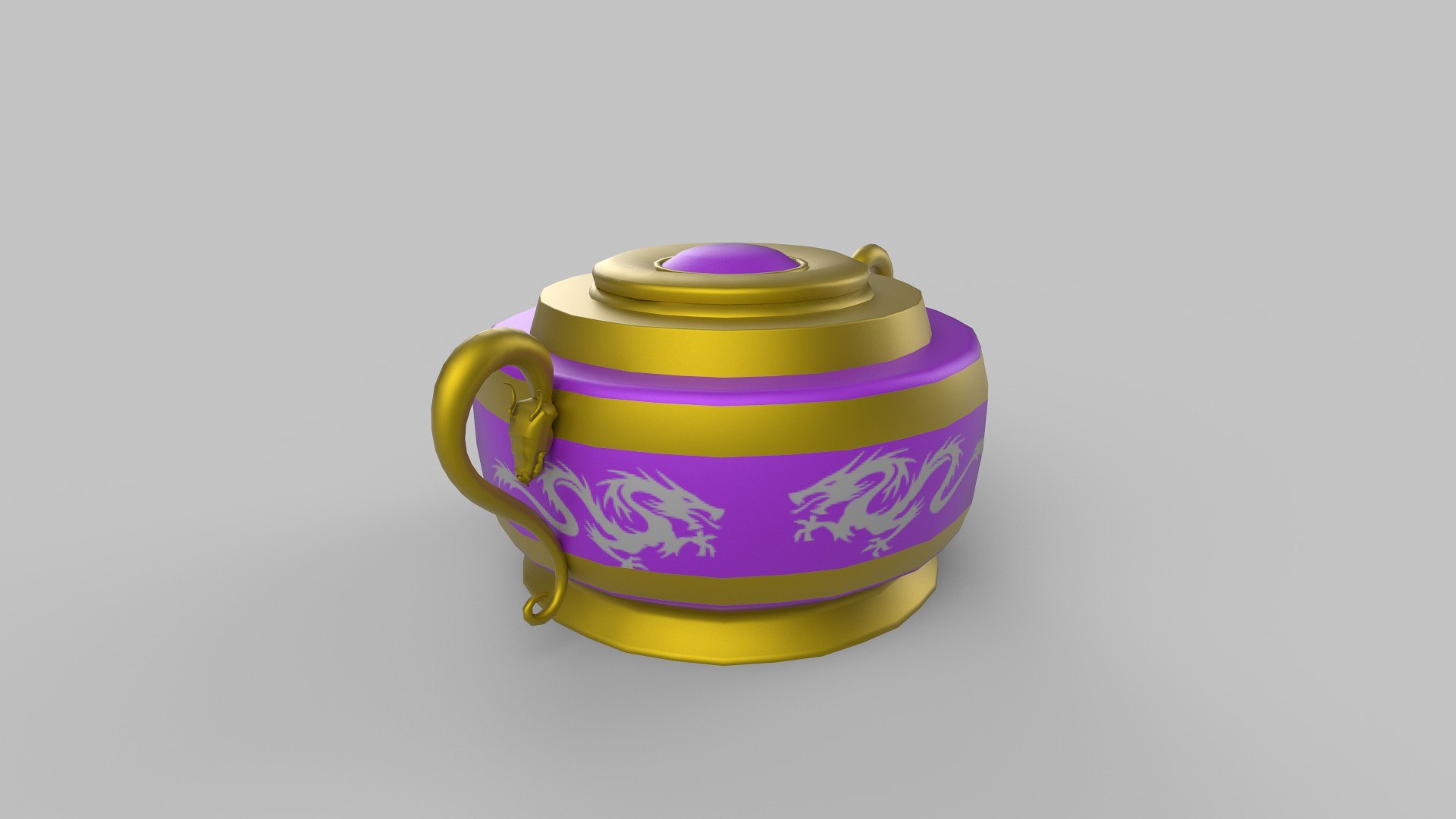 Chinese Pot 3D Model - TurboSquid 1846690