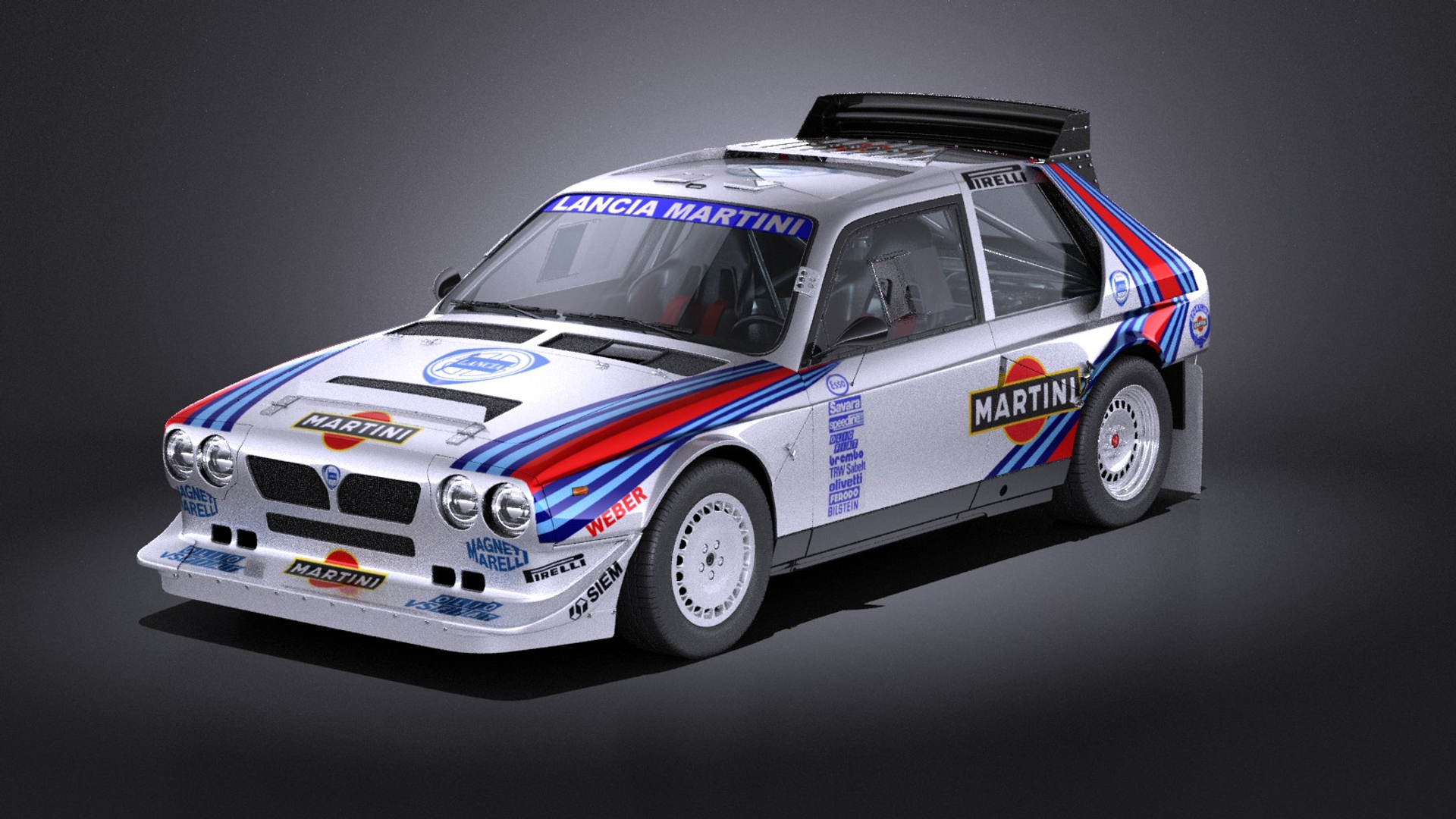 Lancia Delta S4 3d Obj