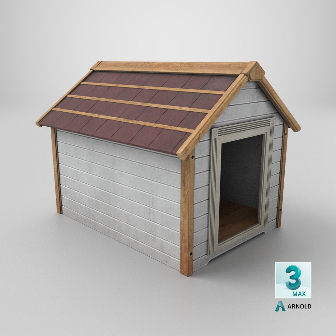 3D Dog House 01 C - TurboSquid 2219439
