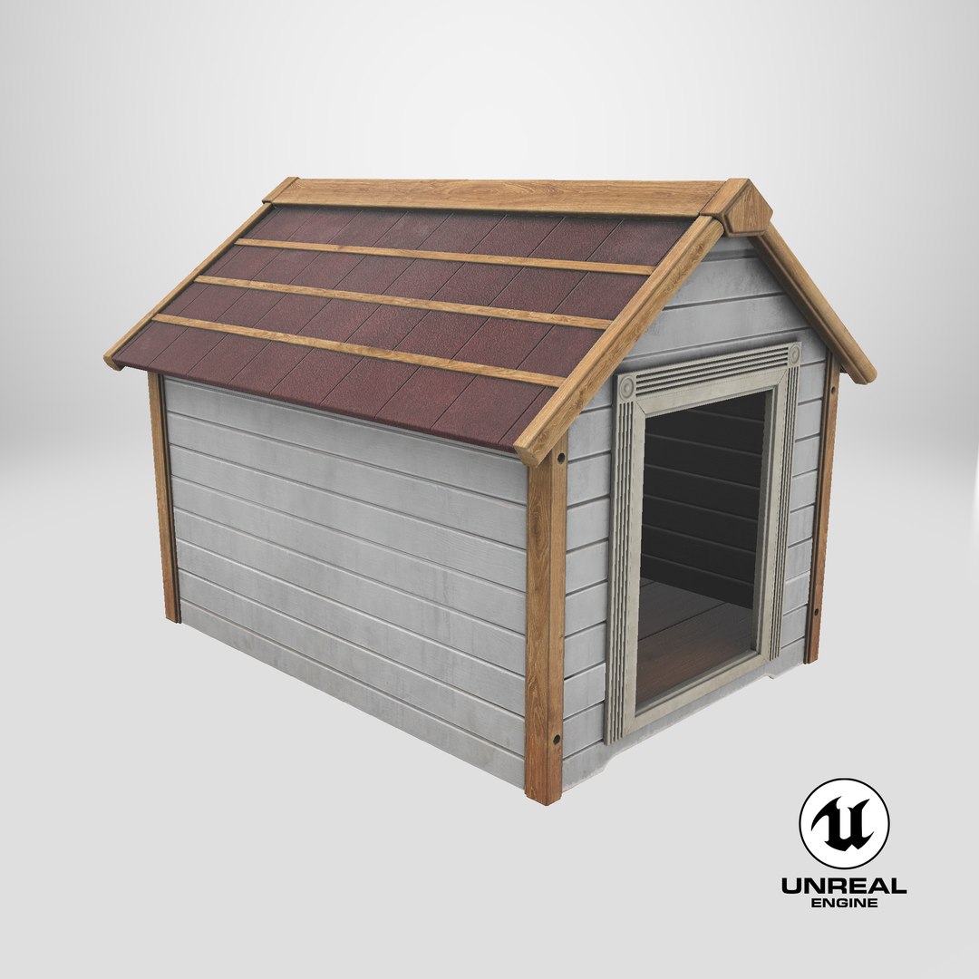 3D Dog House 01 C - TurboSquid 2219439
