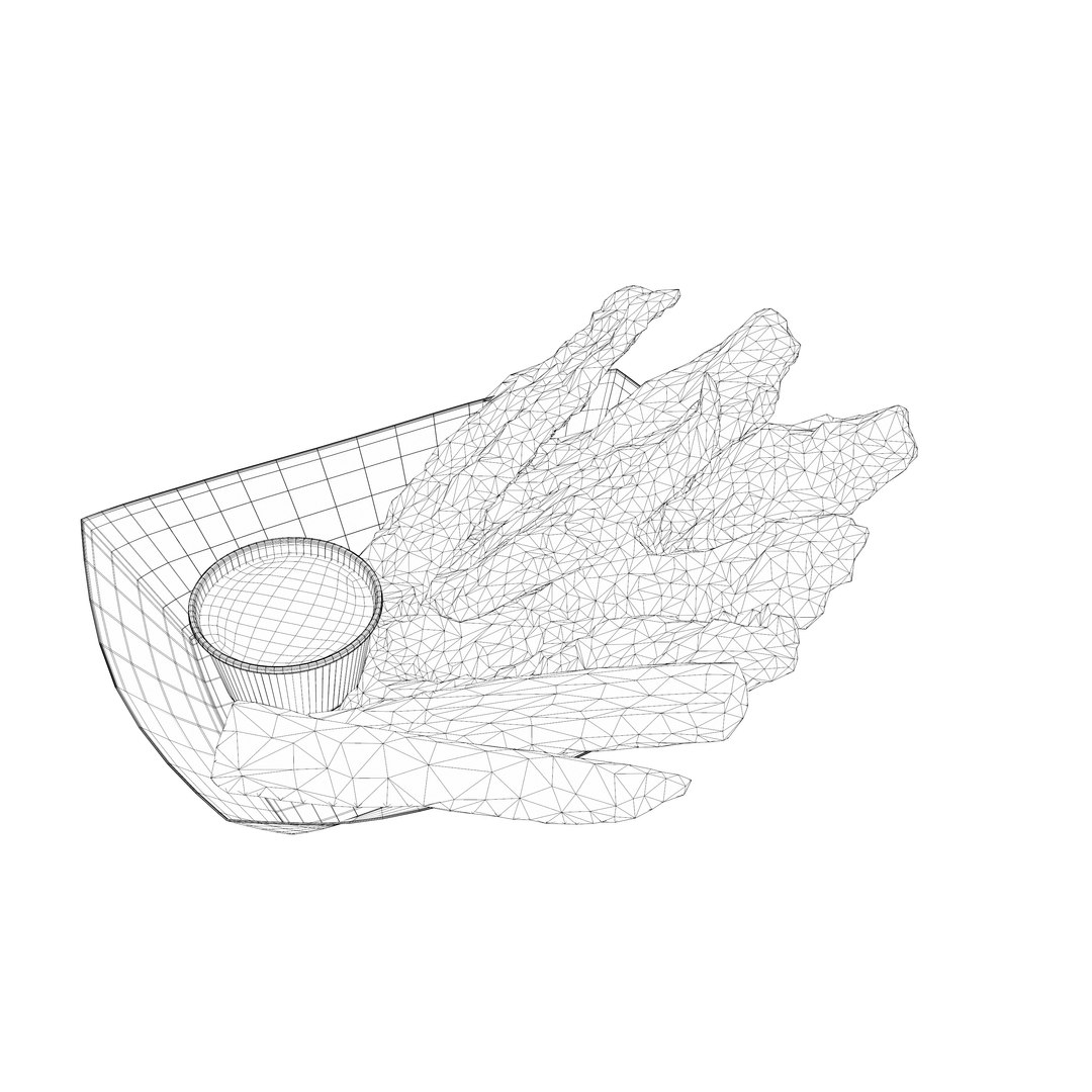Breaded Deep Fried Chicken 3D Model - TurboSquid 1648787