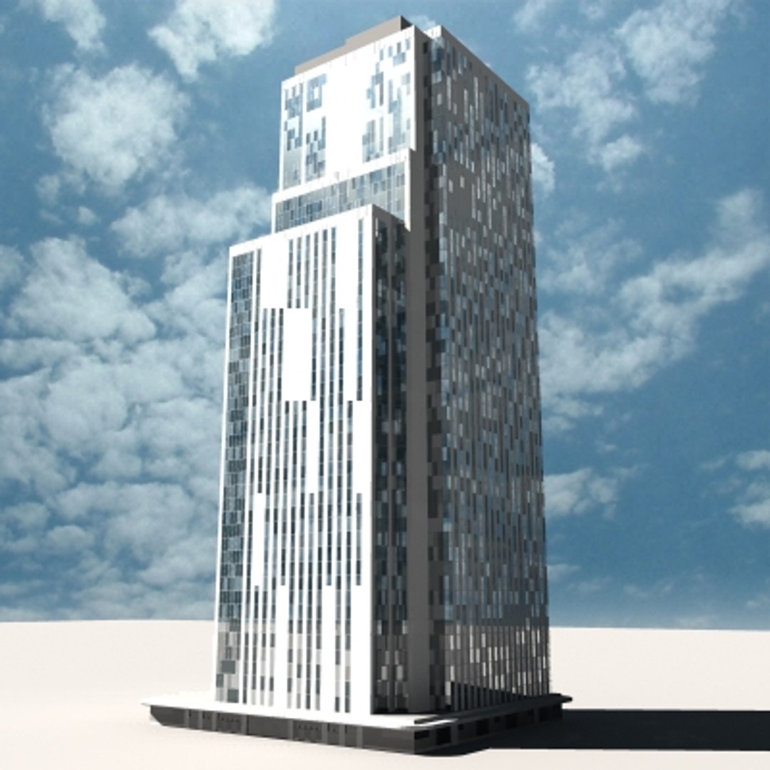 skyscraper building 3d model