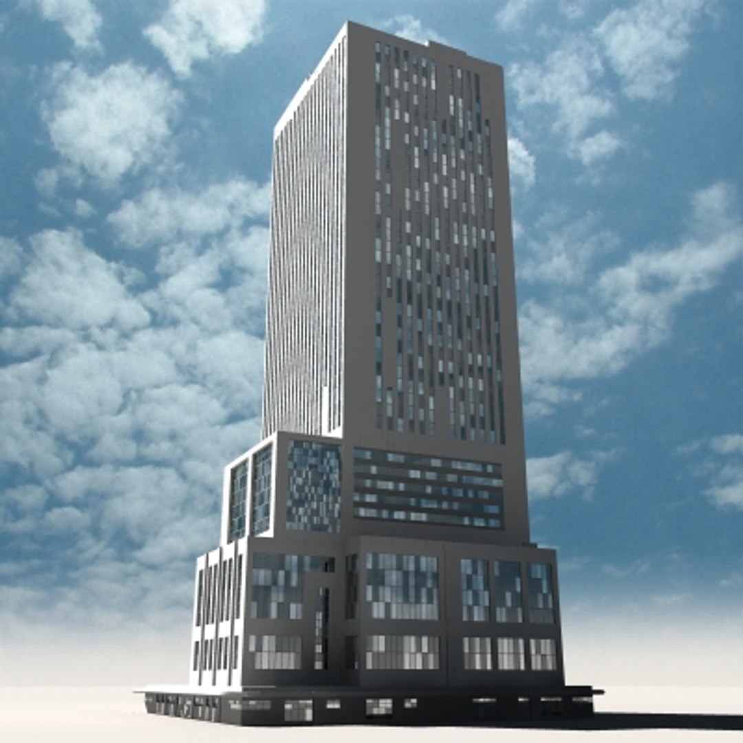 skyscraper building 3d model