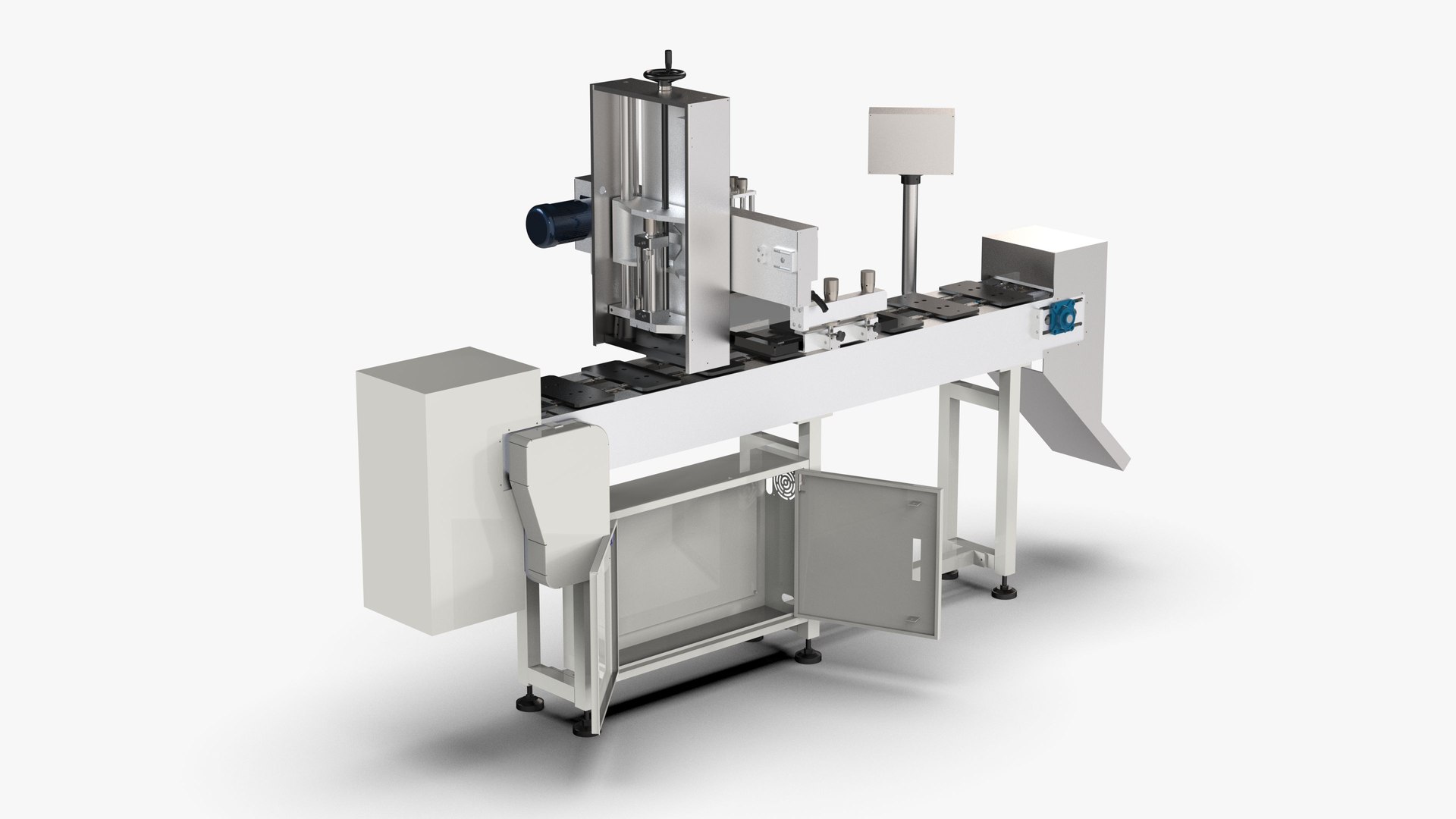 3D Automatic Screen Printing Chain Plate Line - TurboSquid 1991875