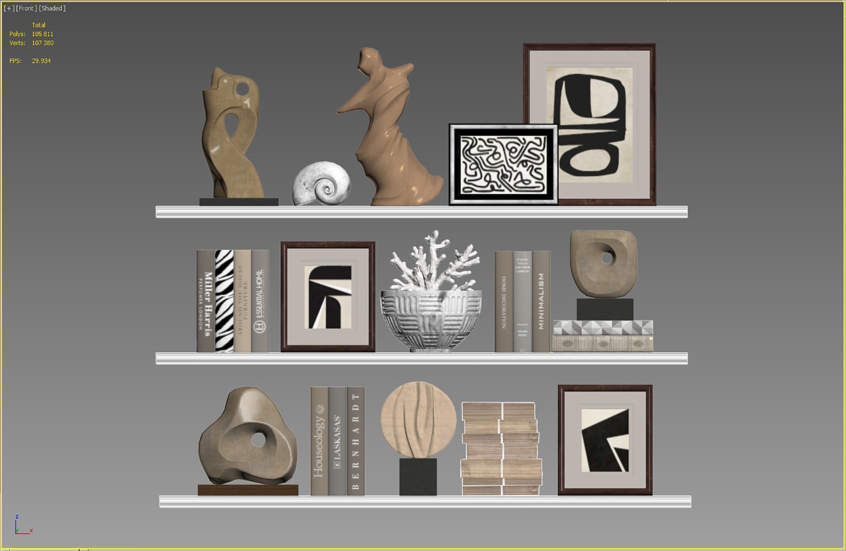 Decor Set 208 Model Turbosquid 2167802