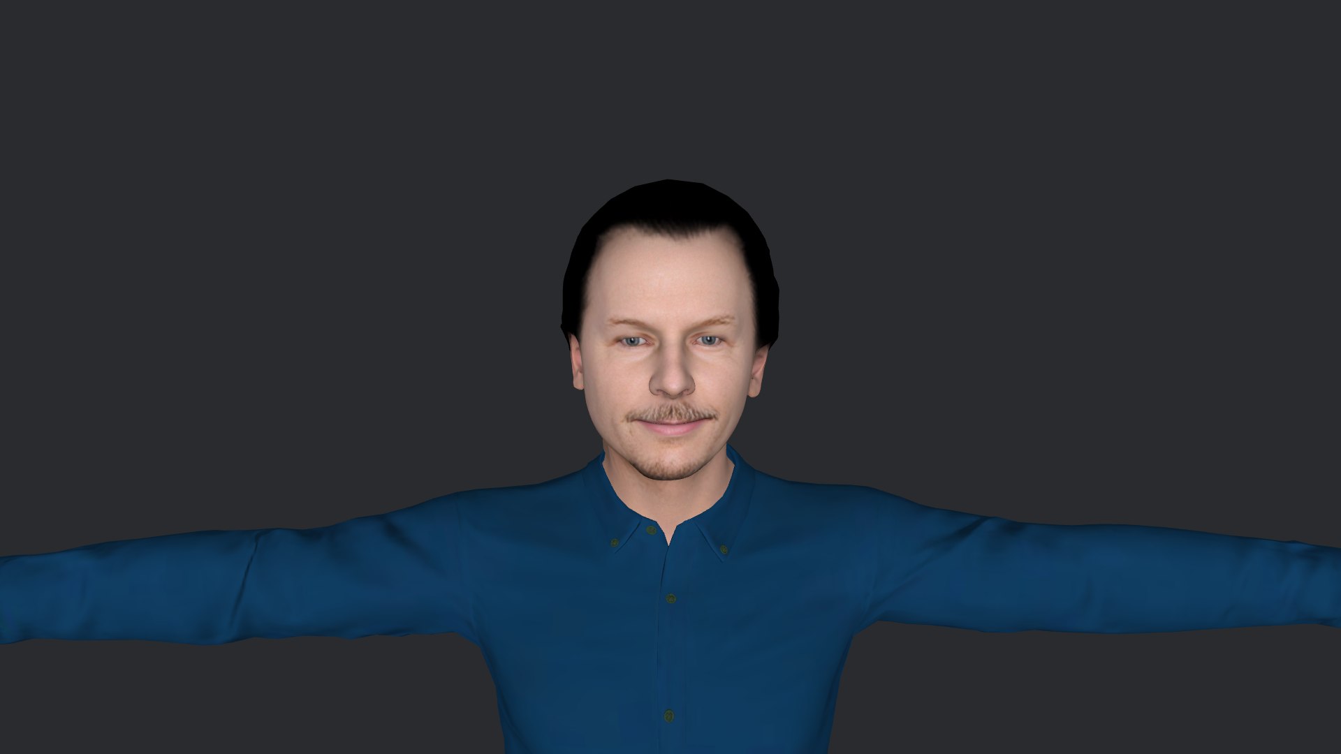 3D David Spade Hyper Realistic Full Body Fully Rigged 3D Character ...