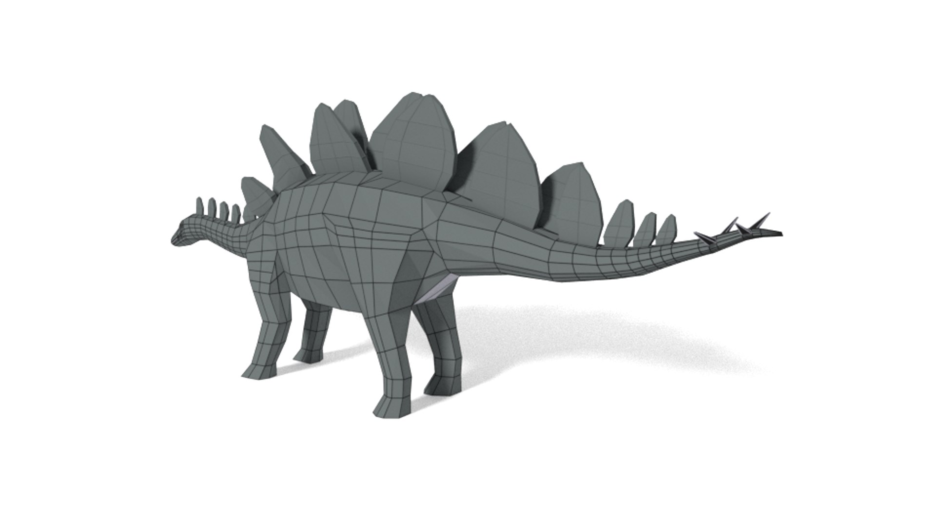 Stegosaurus Dinosaur 3D Model - TurboSquid 1432393