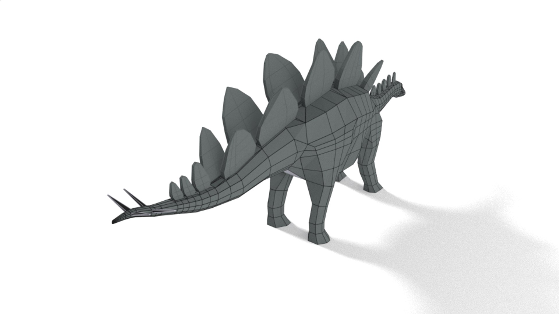 Stegosaurus Dinosaur 3D Model - TurboSquid 1432393