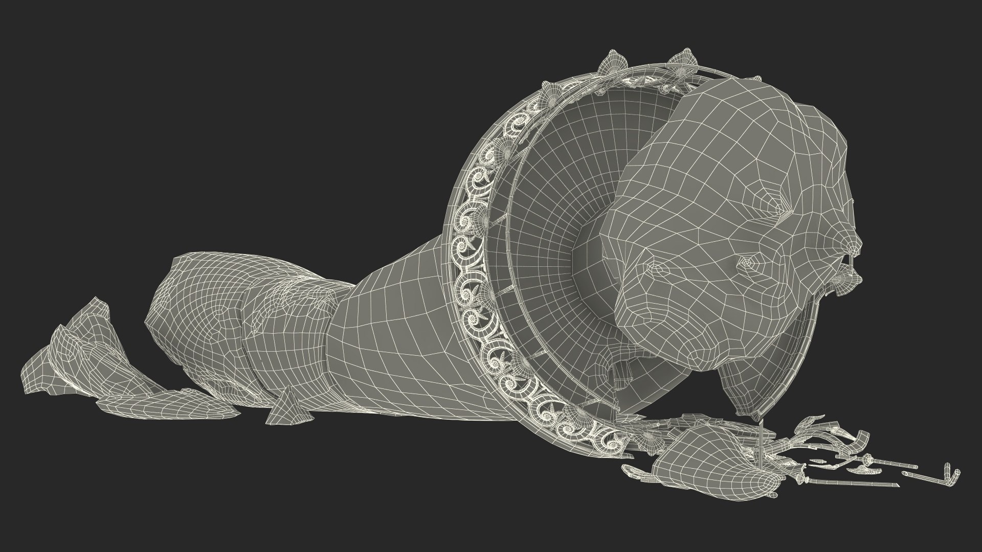 Broken Torch Of Statue Of Liberty Model - TurboSquid 2291155