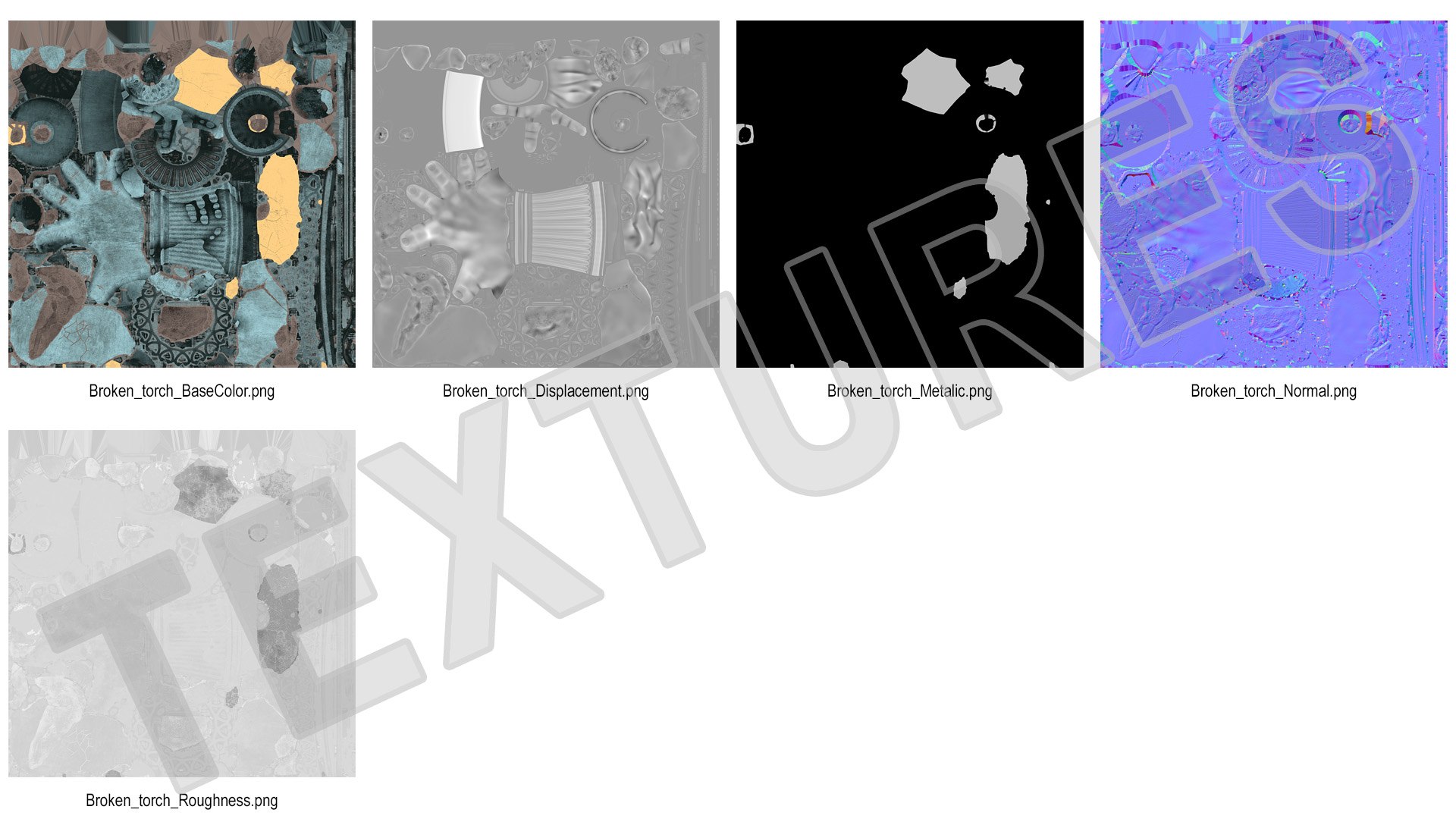 Broken Torch Of Statue Of Liberty Model - TurboSquid 2291155