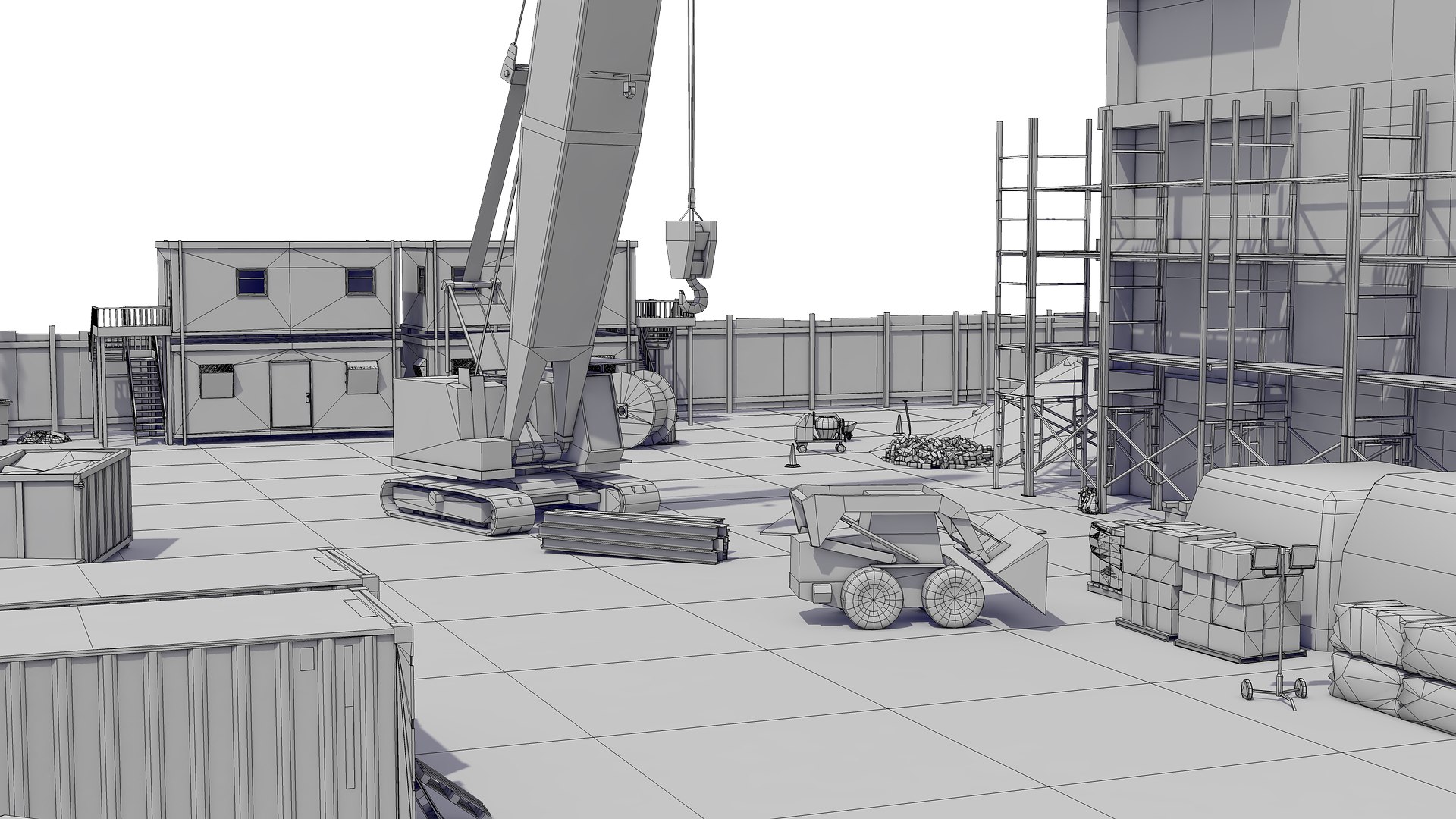 Scene Construction 3D Model - TurboSquid 1354396