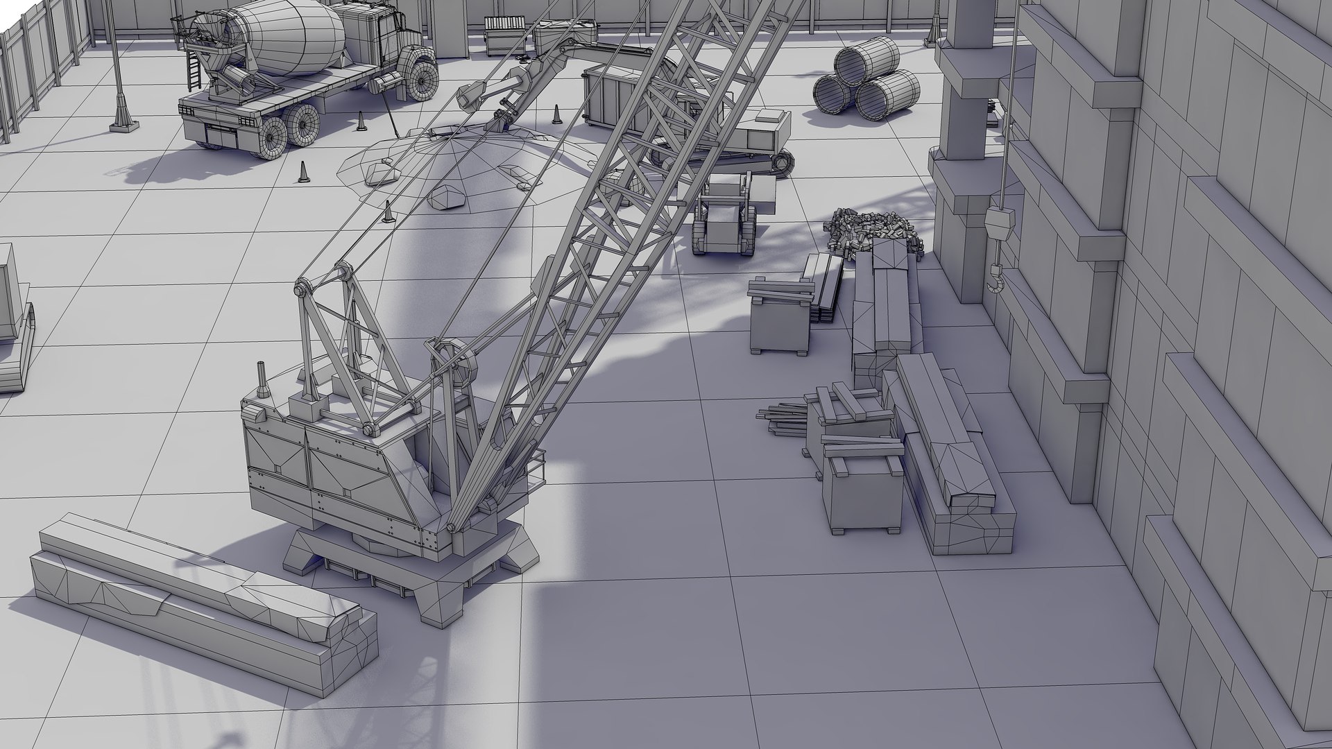 Scene Construction 3D Model - TurboSquid 1354396