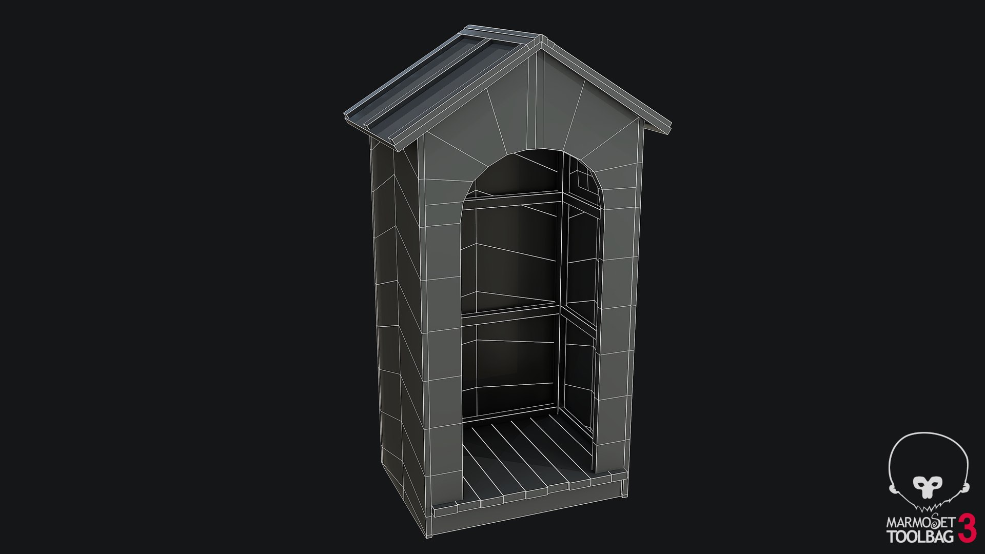 Ww2 German Shed Pbr 3D Model - TurboSquid 1710676