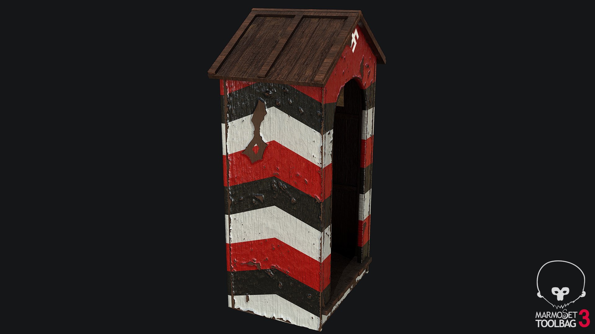 Ww2 German Shed Pbr 3D Model - TurboSquid 1710676