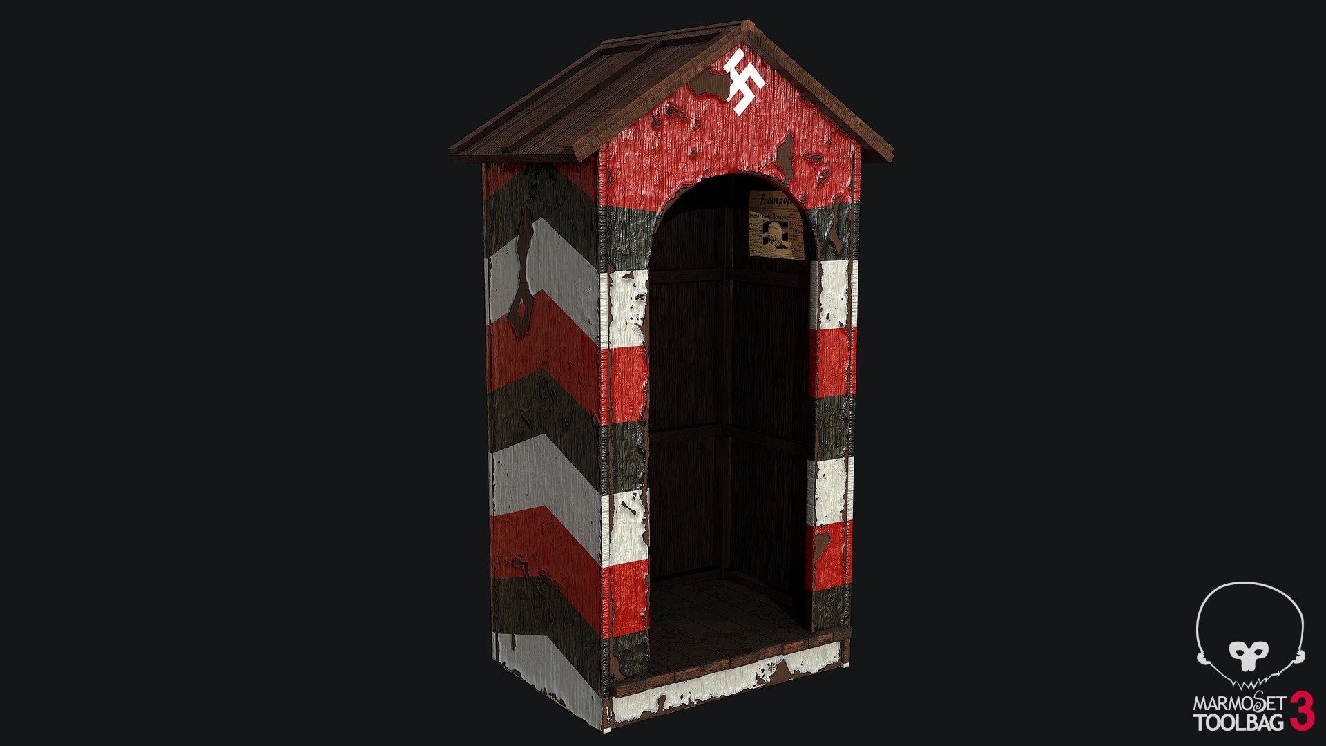 Ww2 German Shed Pbr 3D Model - TurboSquid 1710676