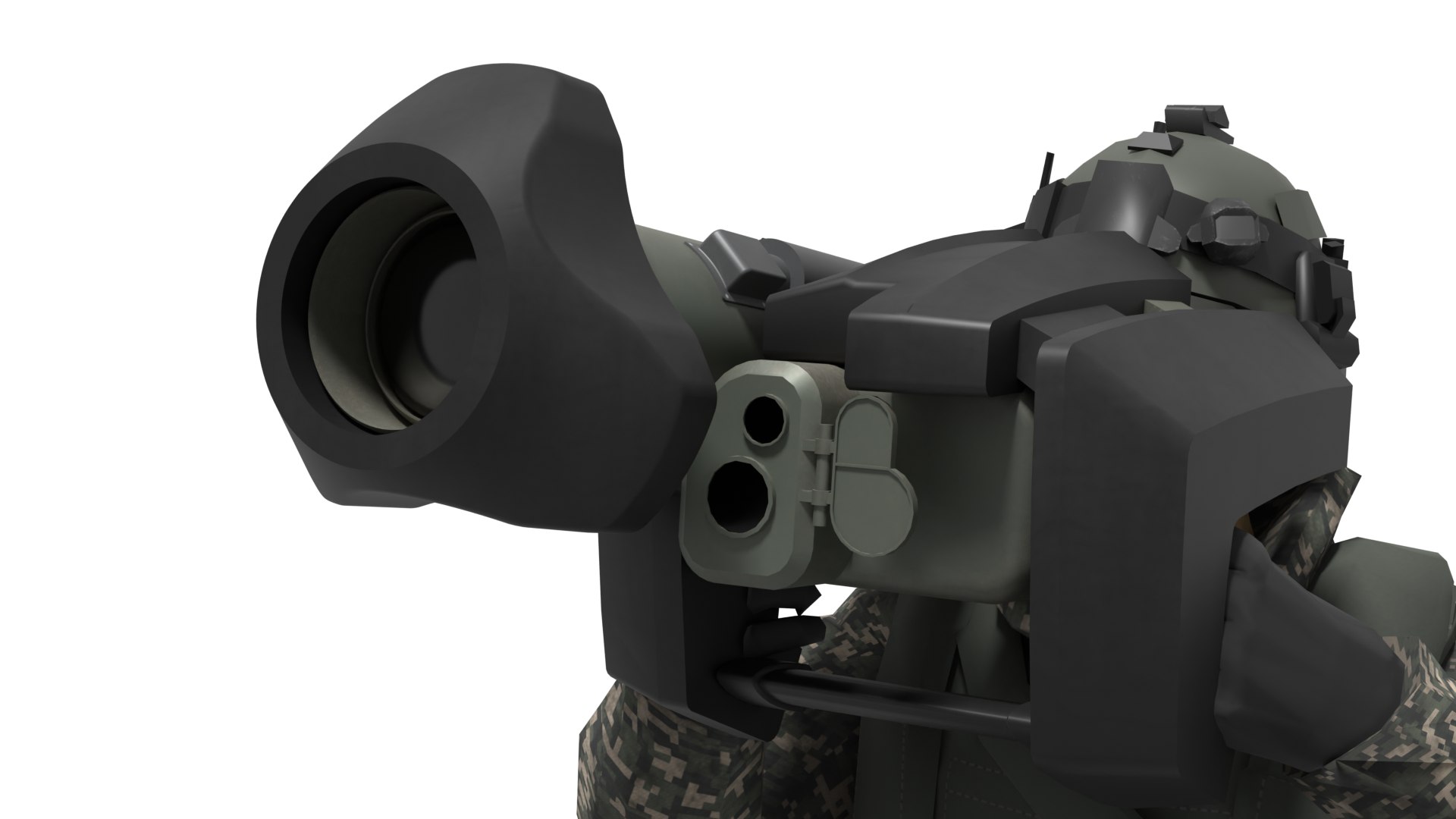 3D Model Soldier With Portable Missile Launcher Hyun-gung - TurboSquid ...