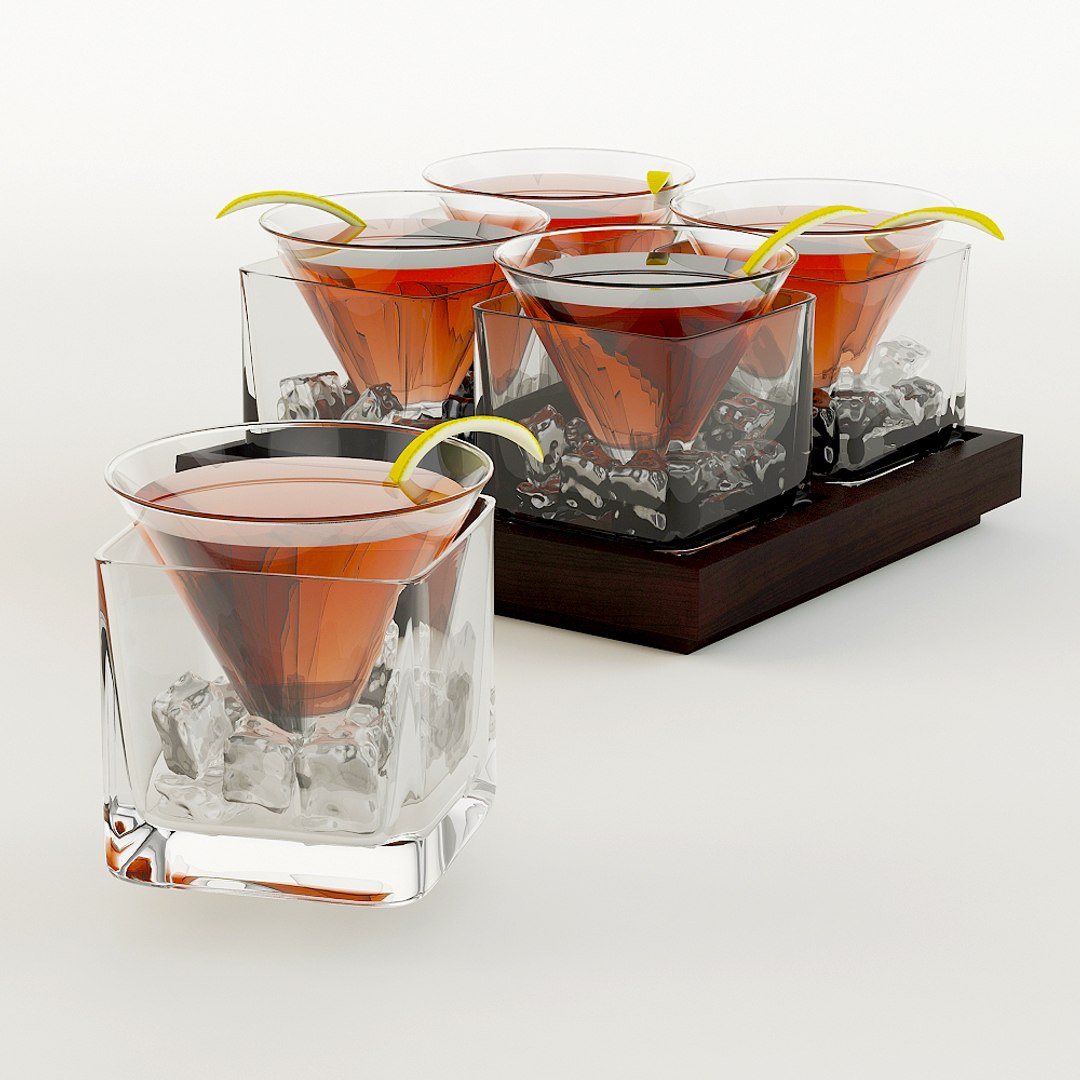 3d model cocktail