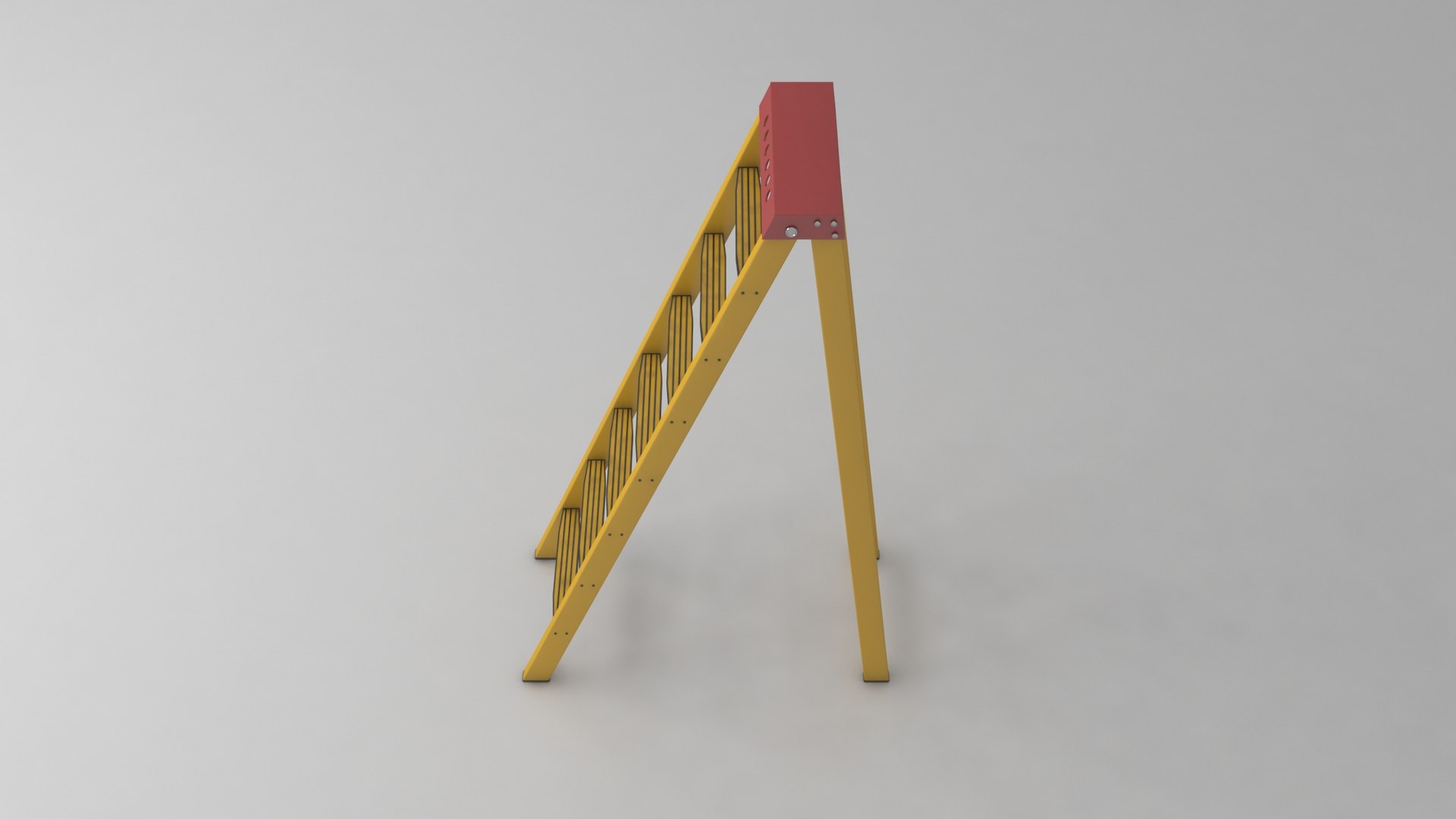 3D Ladder Work Stairs - TurboSquid 1424271
