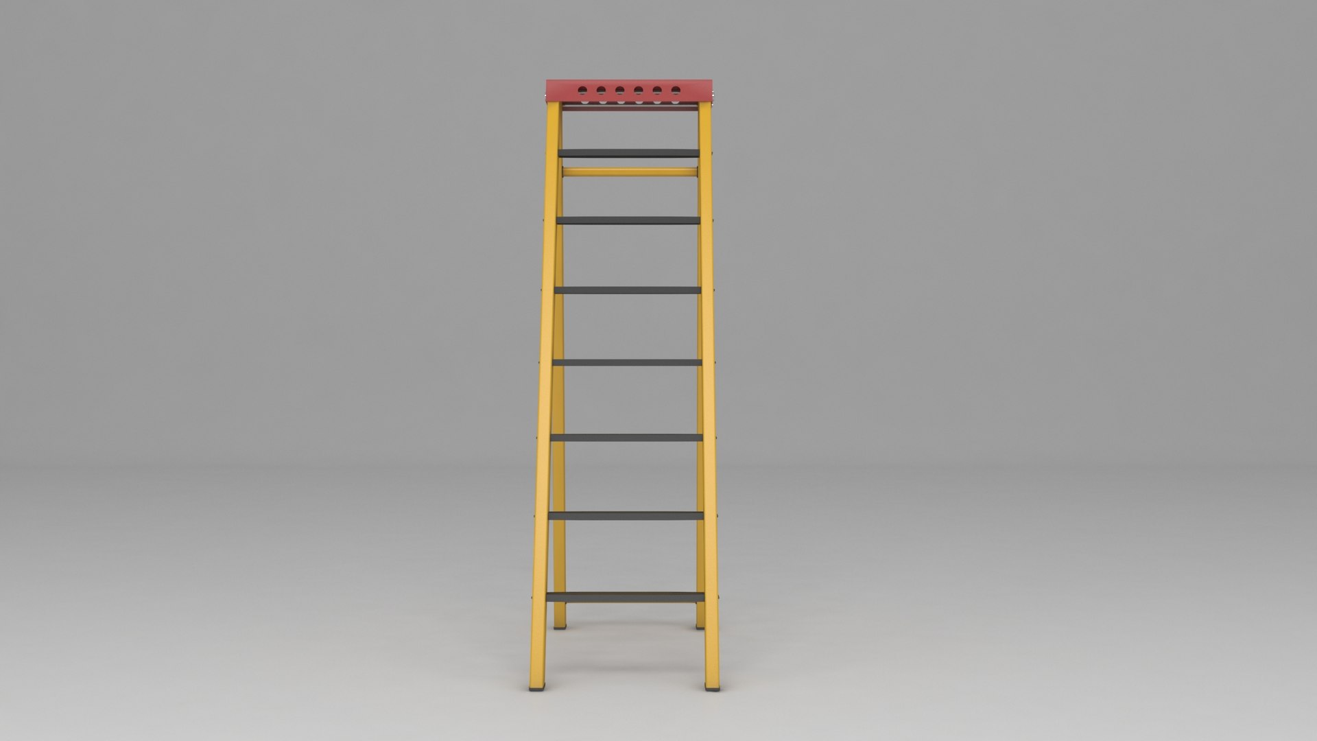 3D Ladder Work Stairs - TurboSquid 1424271